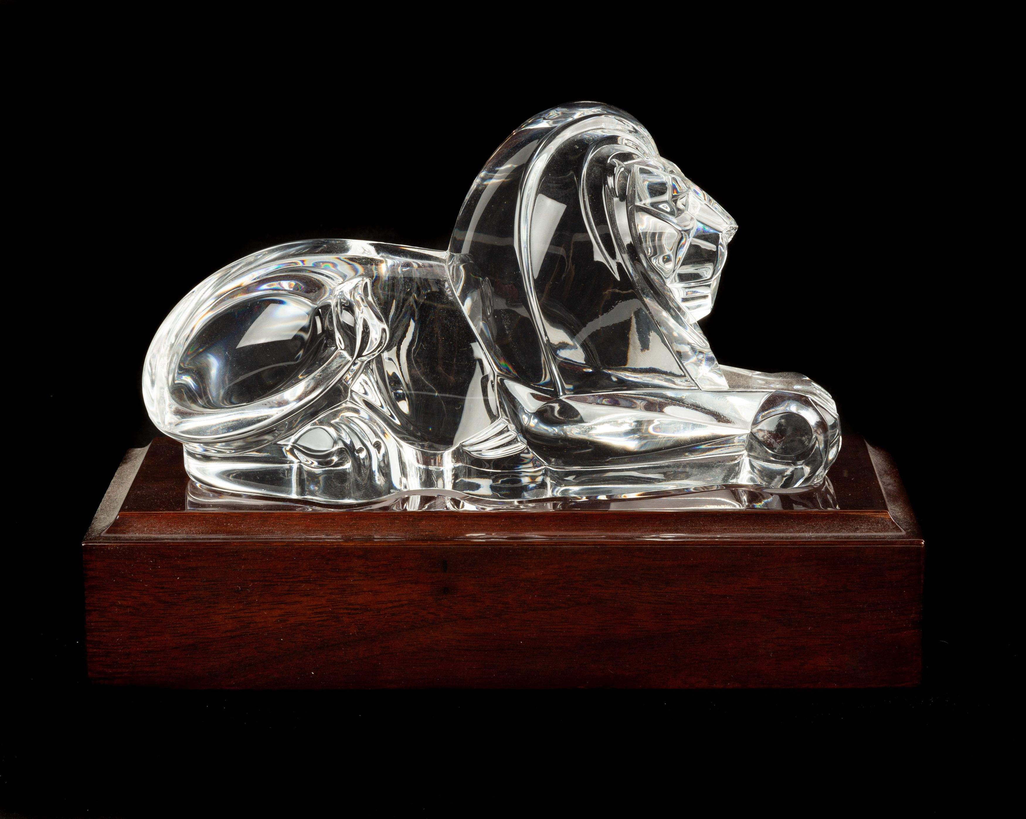 Steuben Lion | Cottone Auctions