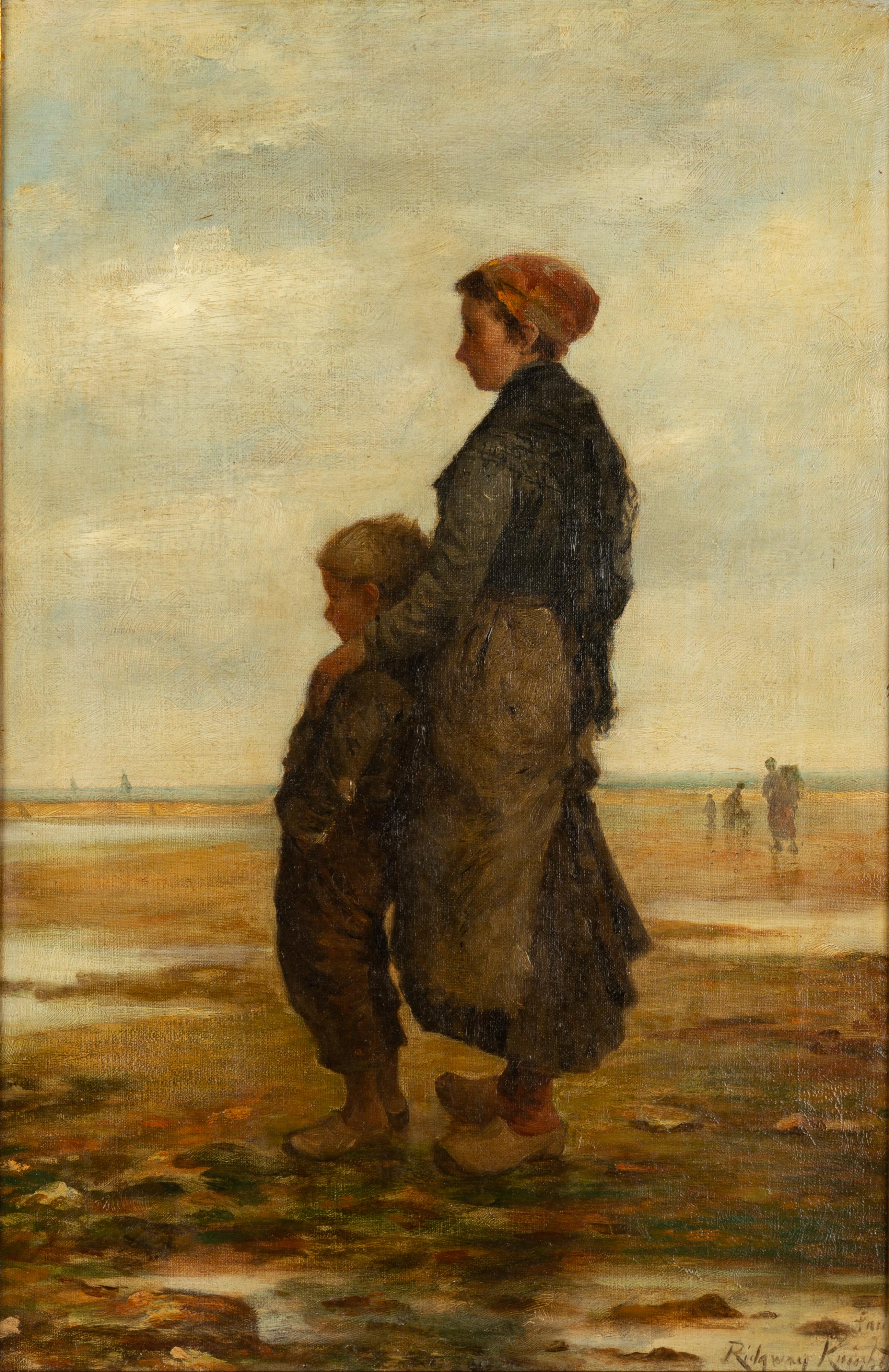 Attributed to Daniel Ridgeway Knight (American, 1839–1924) Mother and ...