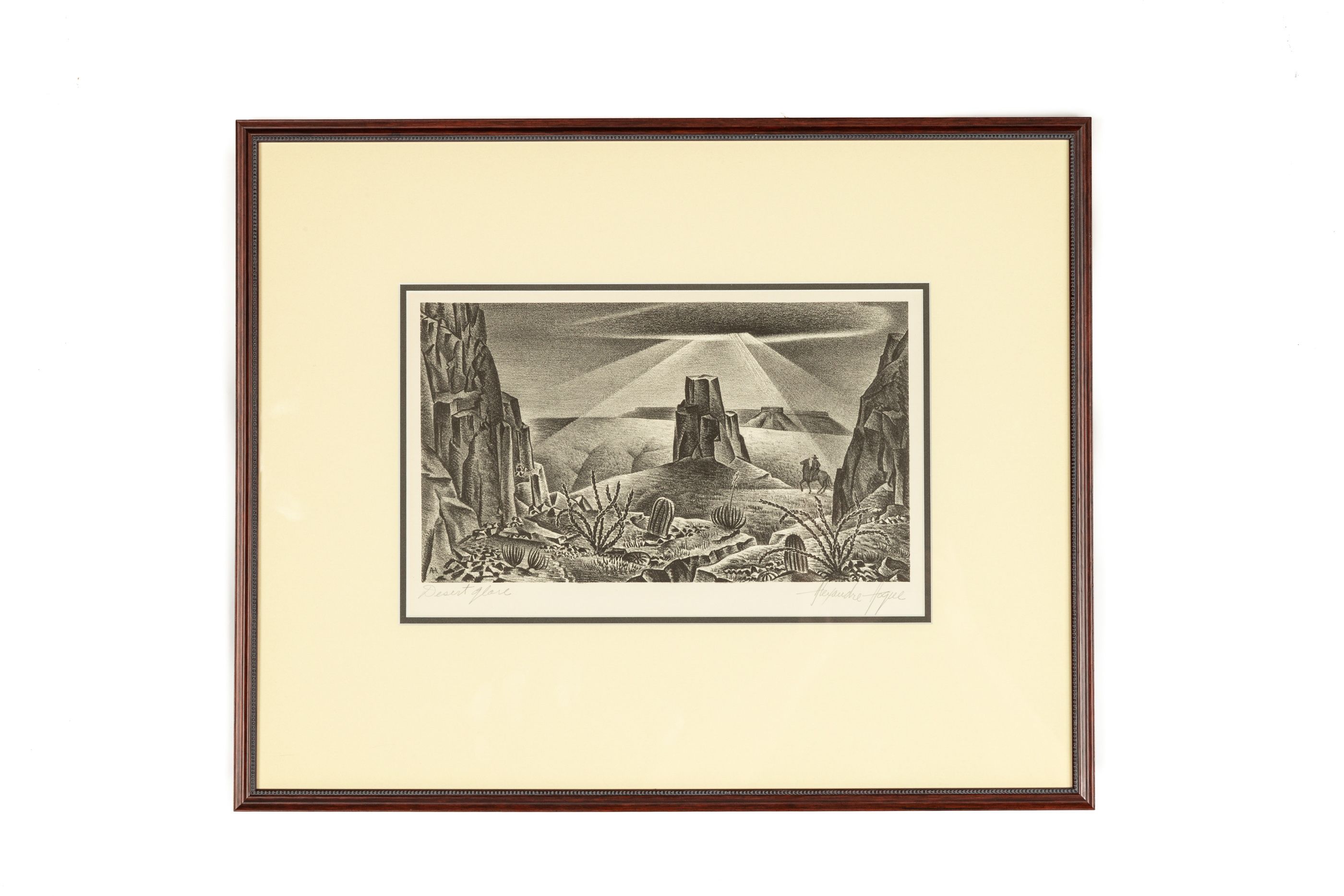 Alexandre Hogue (American, 1898–1994) "Desert Glare" | Cottone Auctions