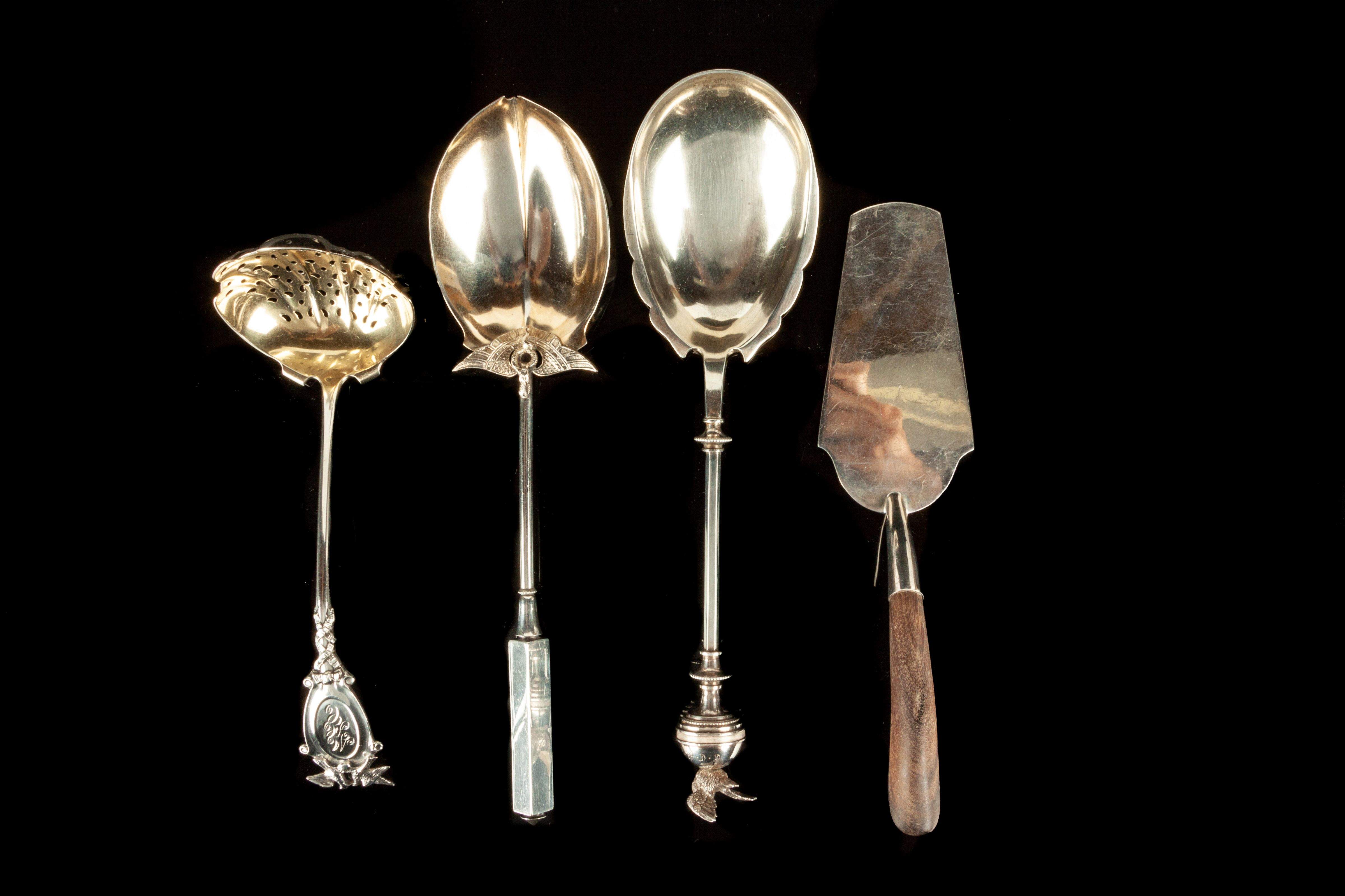 (4) Sterling Silver Serving Pieces | Cottone Auctions