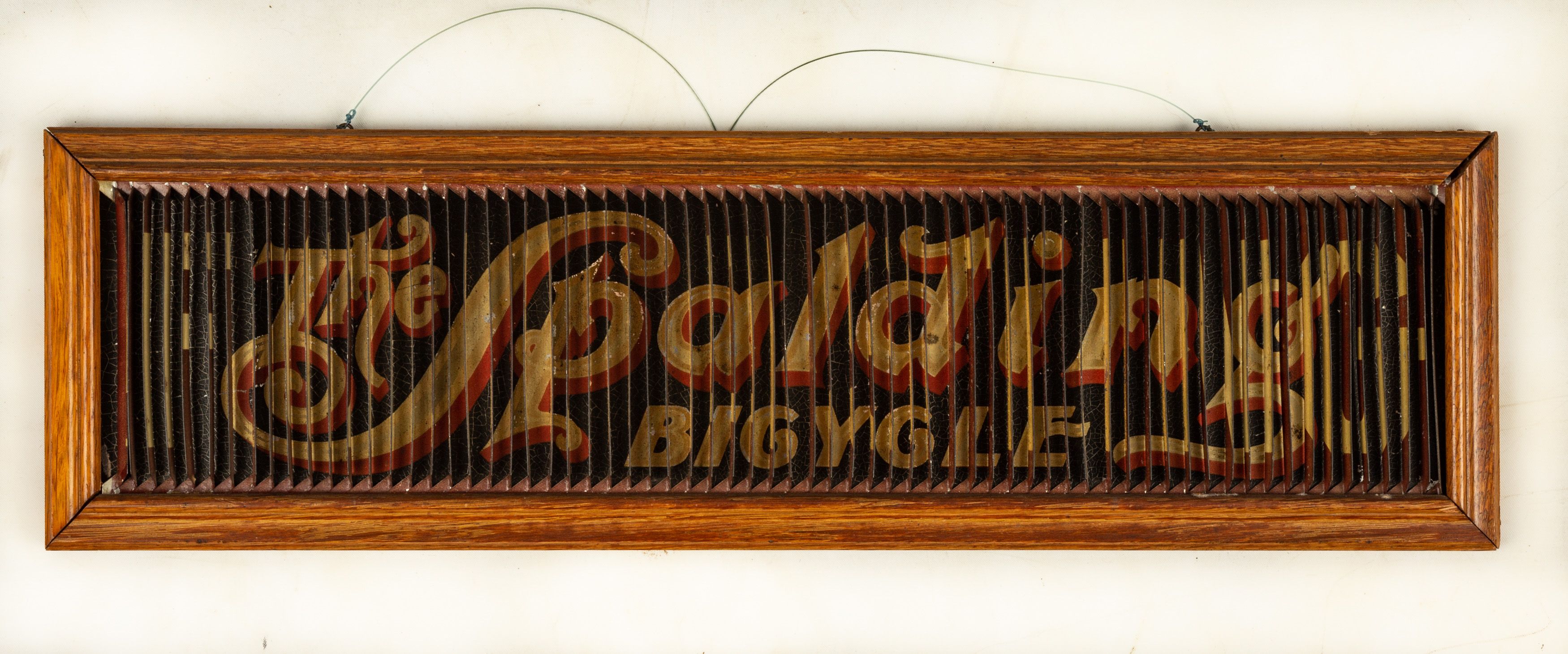 Rare Spalding Bicycle Advertising Triple Sign | Cottone Auctions