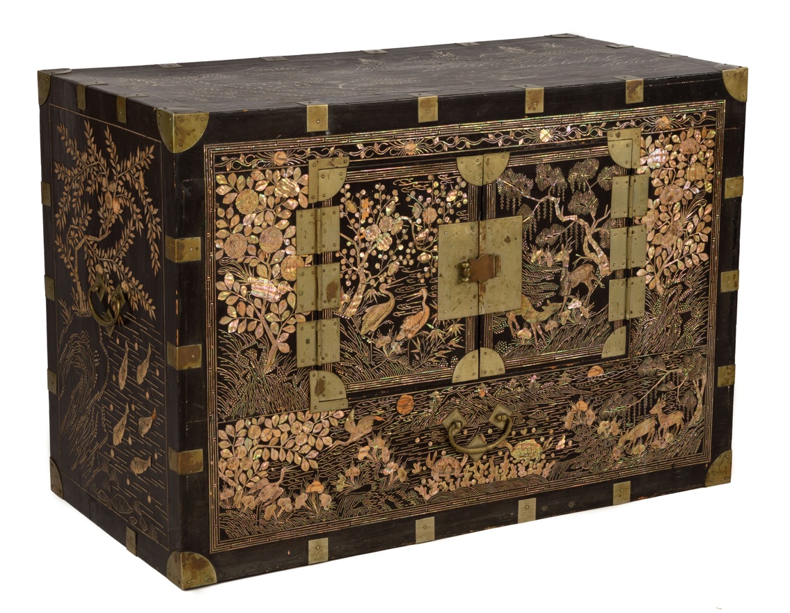 Korean Inlaid Chest | Cottone Auctions
