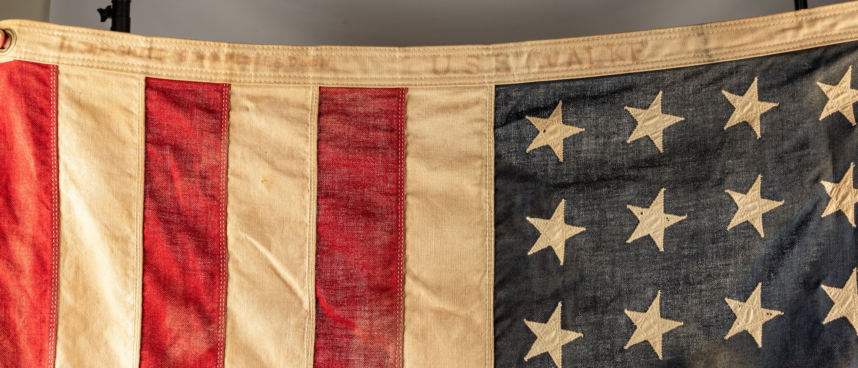 US 48 Star Hoisting Flag - Sea | Cottone Auctions