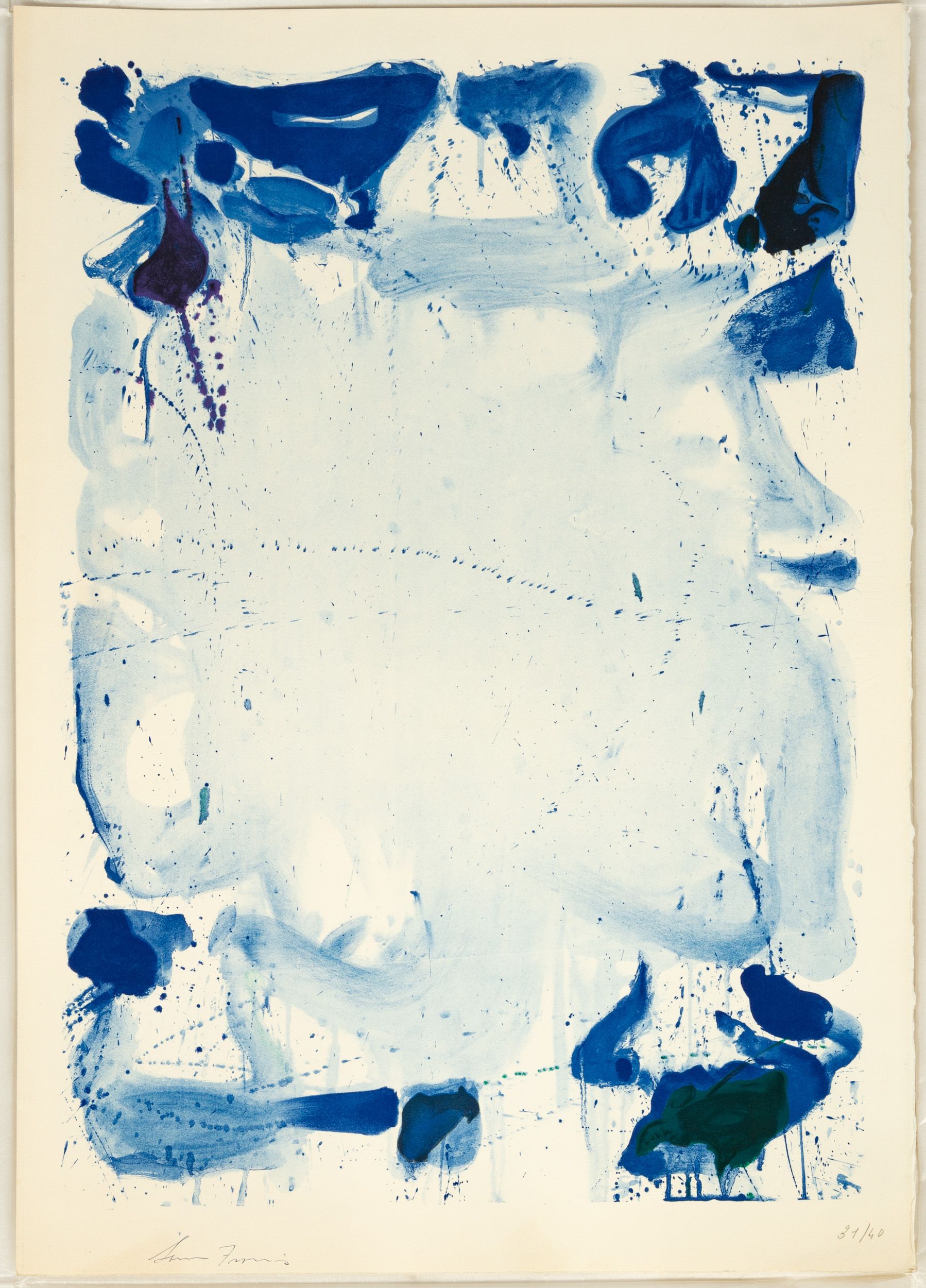 Sam Francis (American, 1923-1994) "Poster Without Letters" | Cottone ...