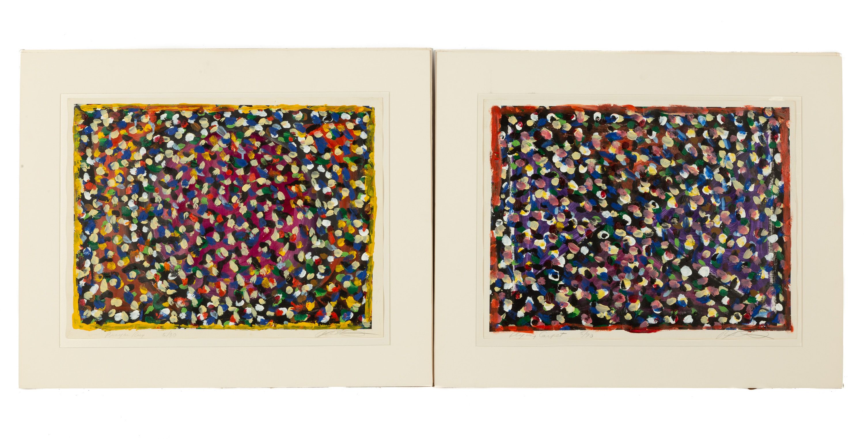 (2) Richard Sturm (Canadian, b. 1947) Acrylic on Paper | Cottone Auctions