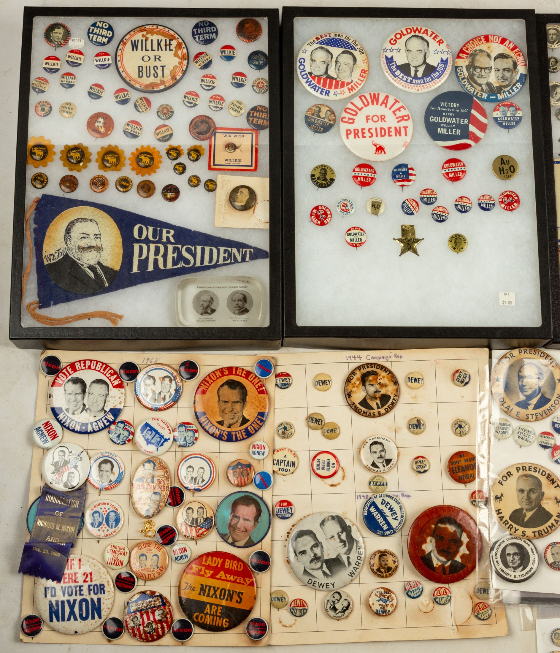 Vintage Political Buttons & Ephemera | Cottone Auctions