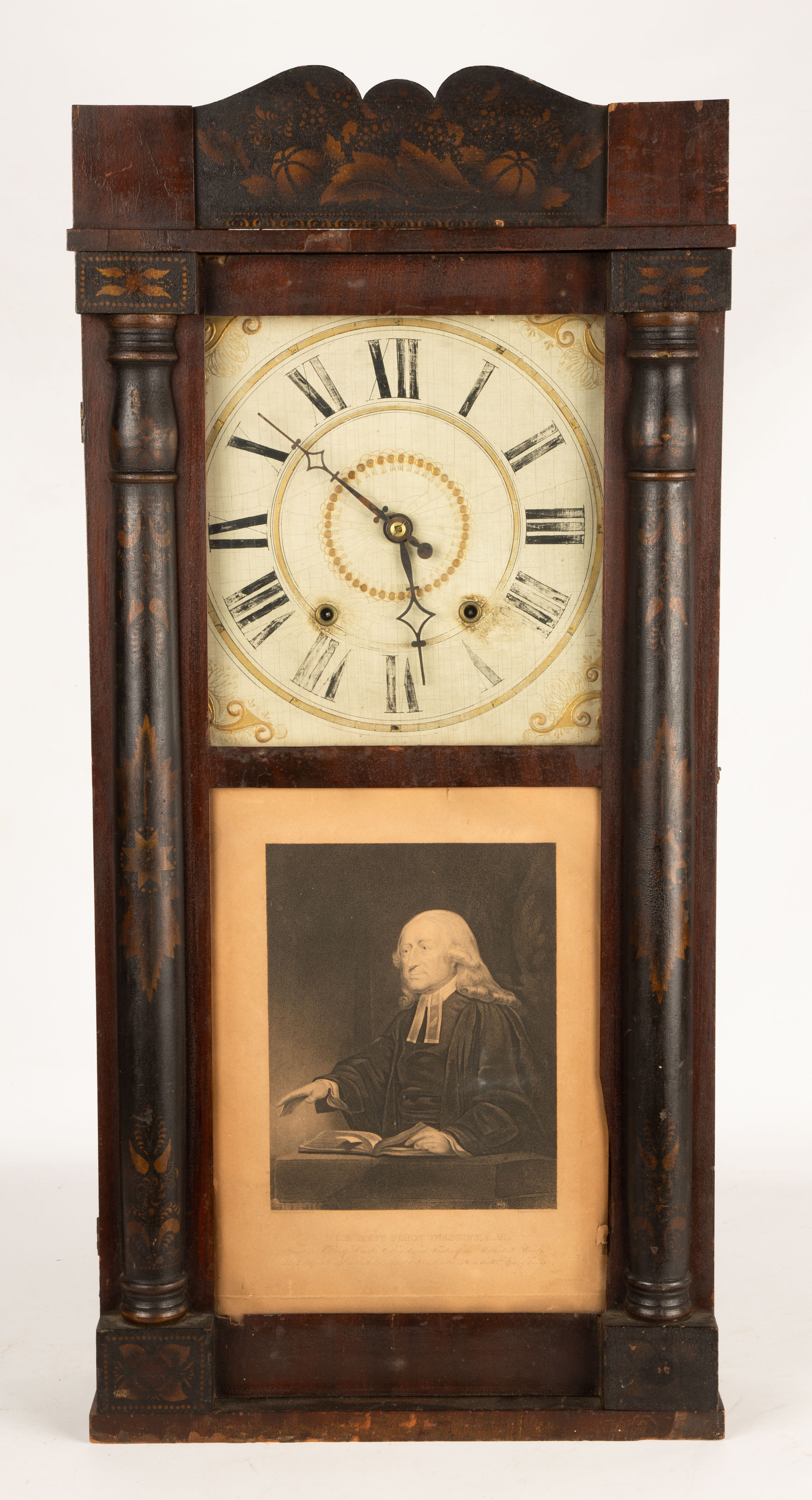Riley Whiting Column & Splat Shelf Clock | Cottone Auctions