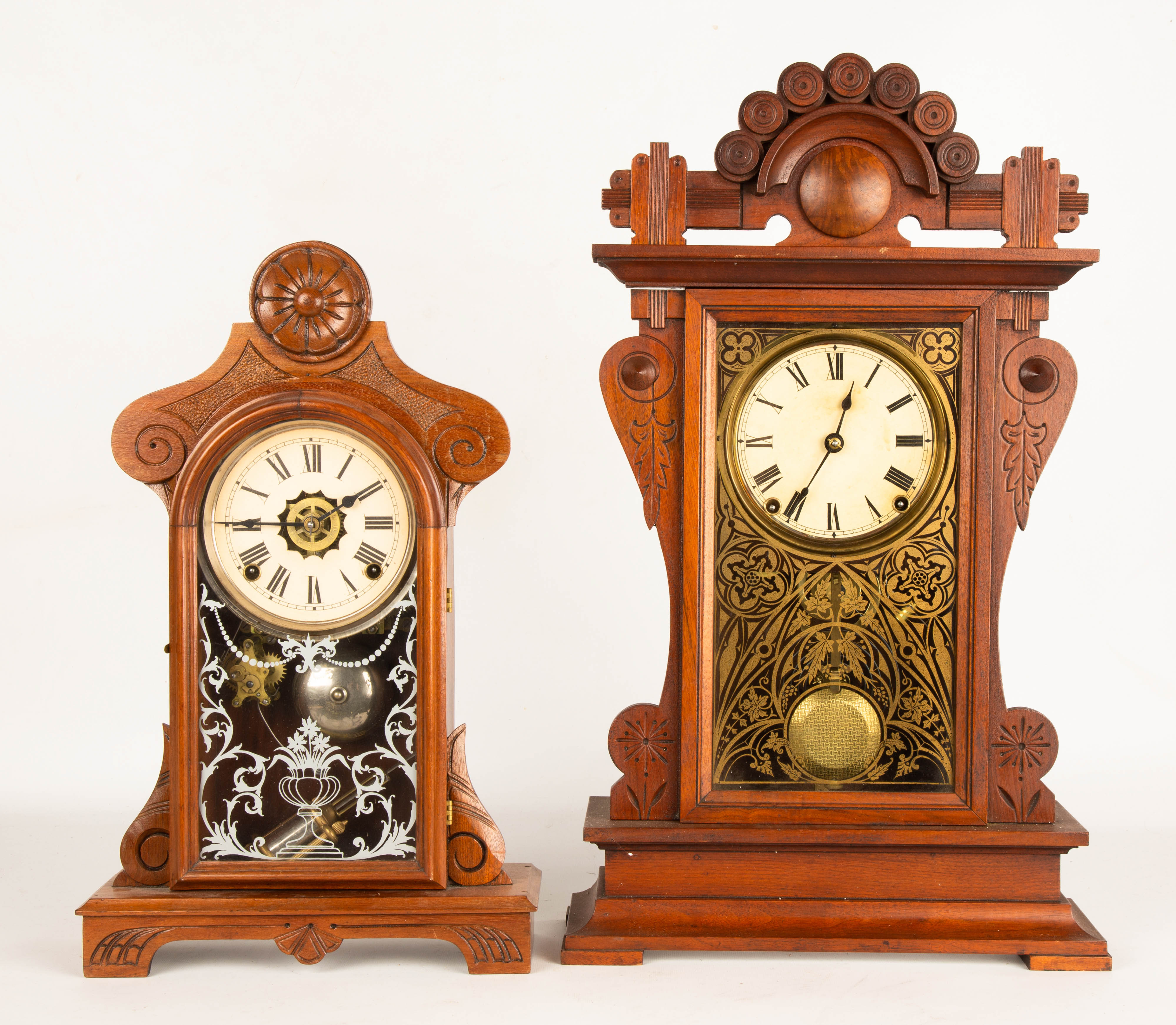 Two Victorian Shelf Clocks | Cottone Auctions