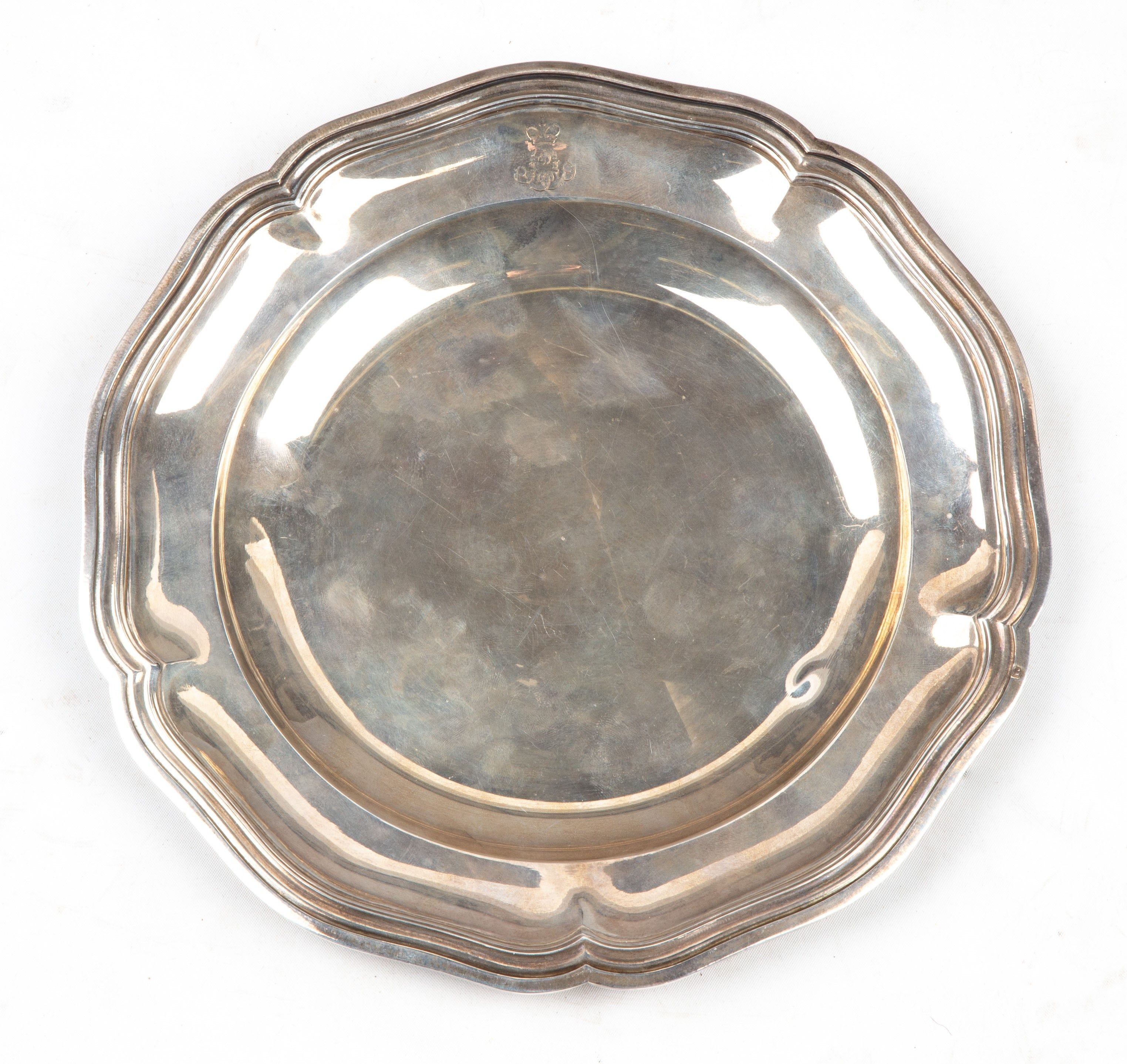 (6) Sterling Silver Royal Presentation Plates | Cottone Auctions