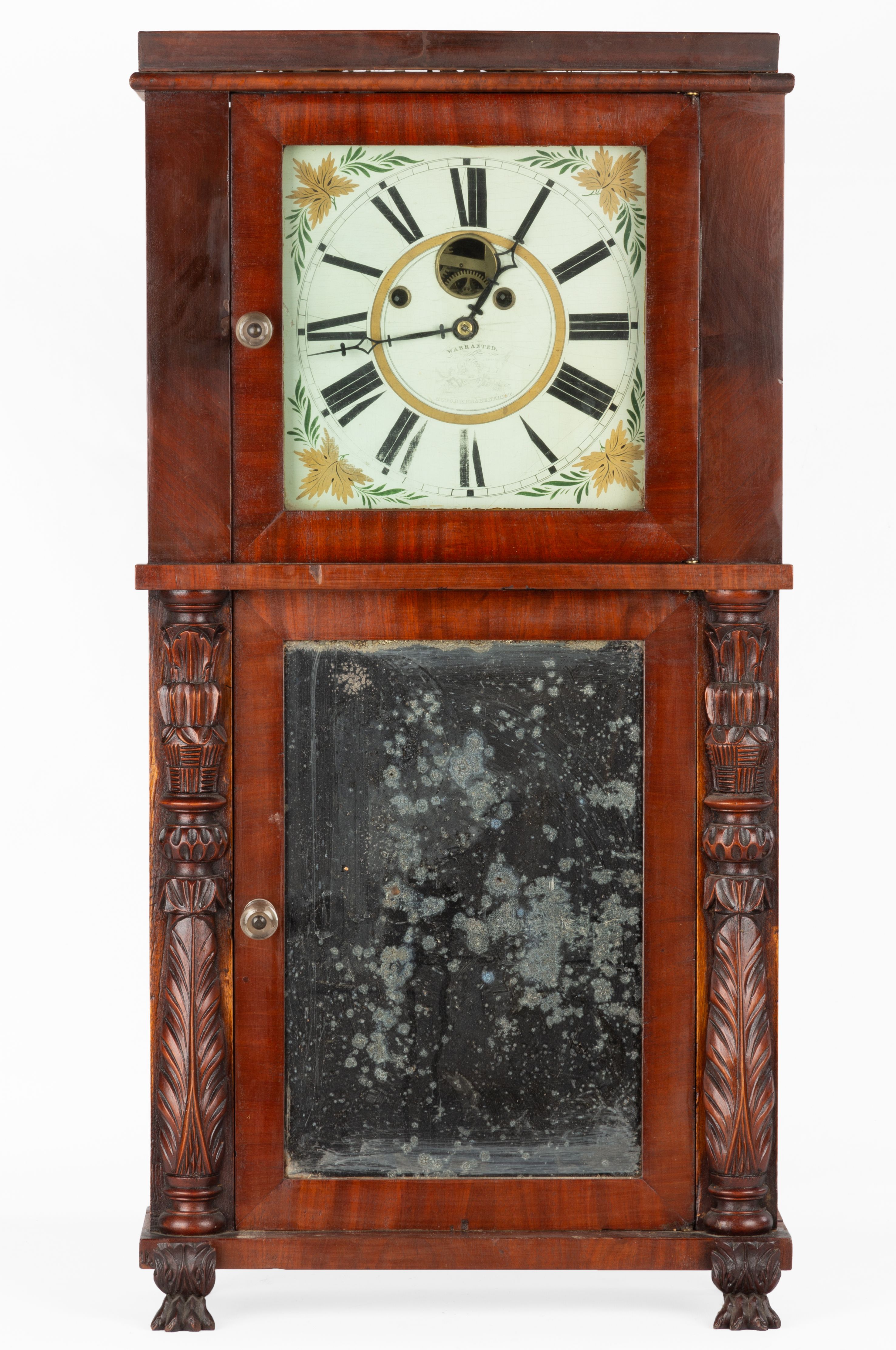 Hotchkiss & Benedict: Asa Munger Patent Shelf Clock | Cottone Auctions
