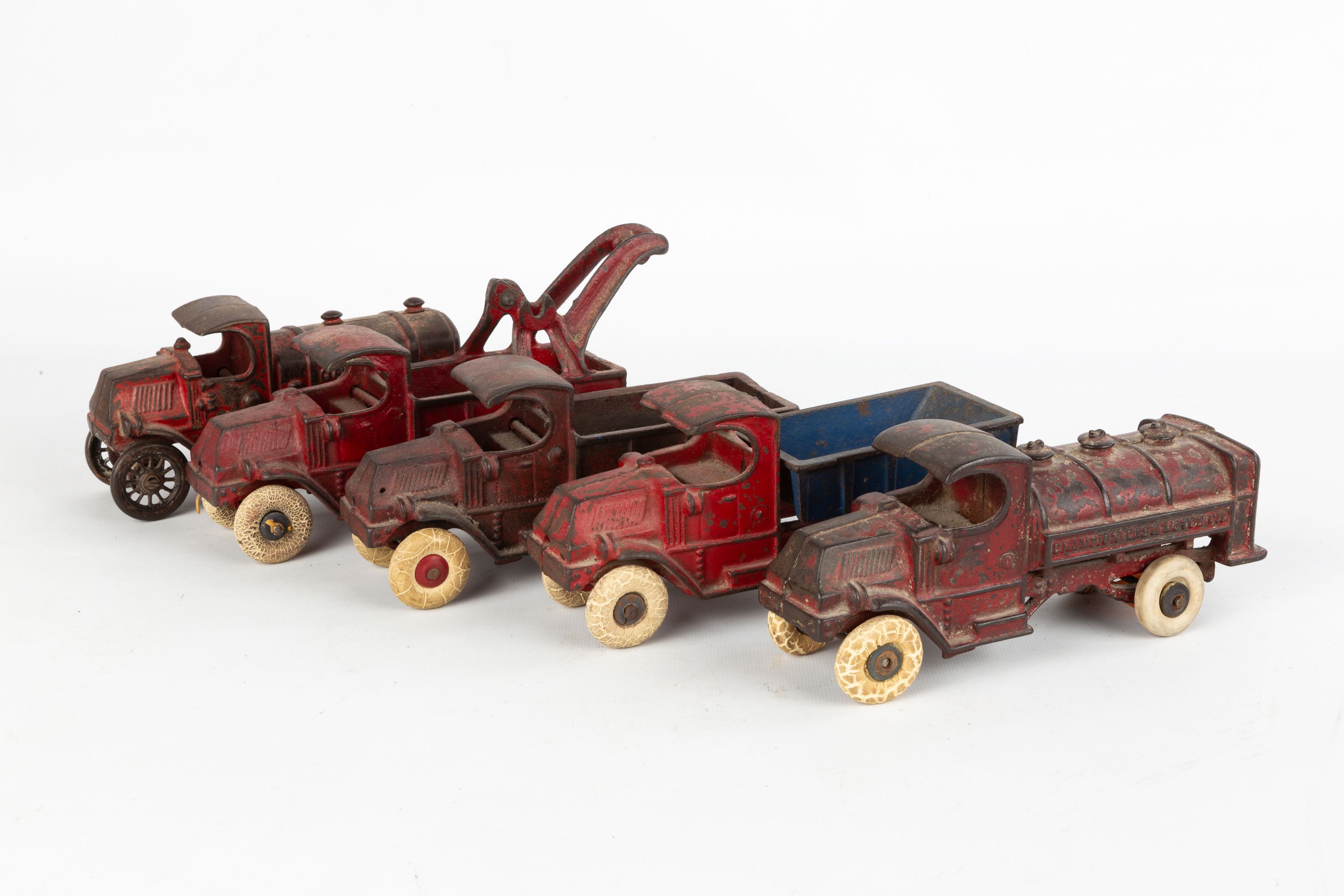 (5) Cast Iron Toy Trucks | Cottone Auctions