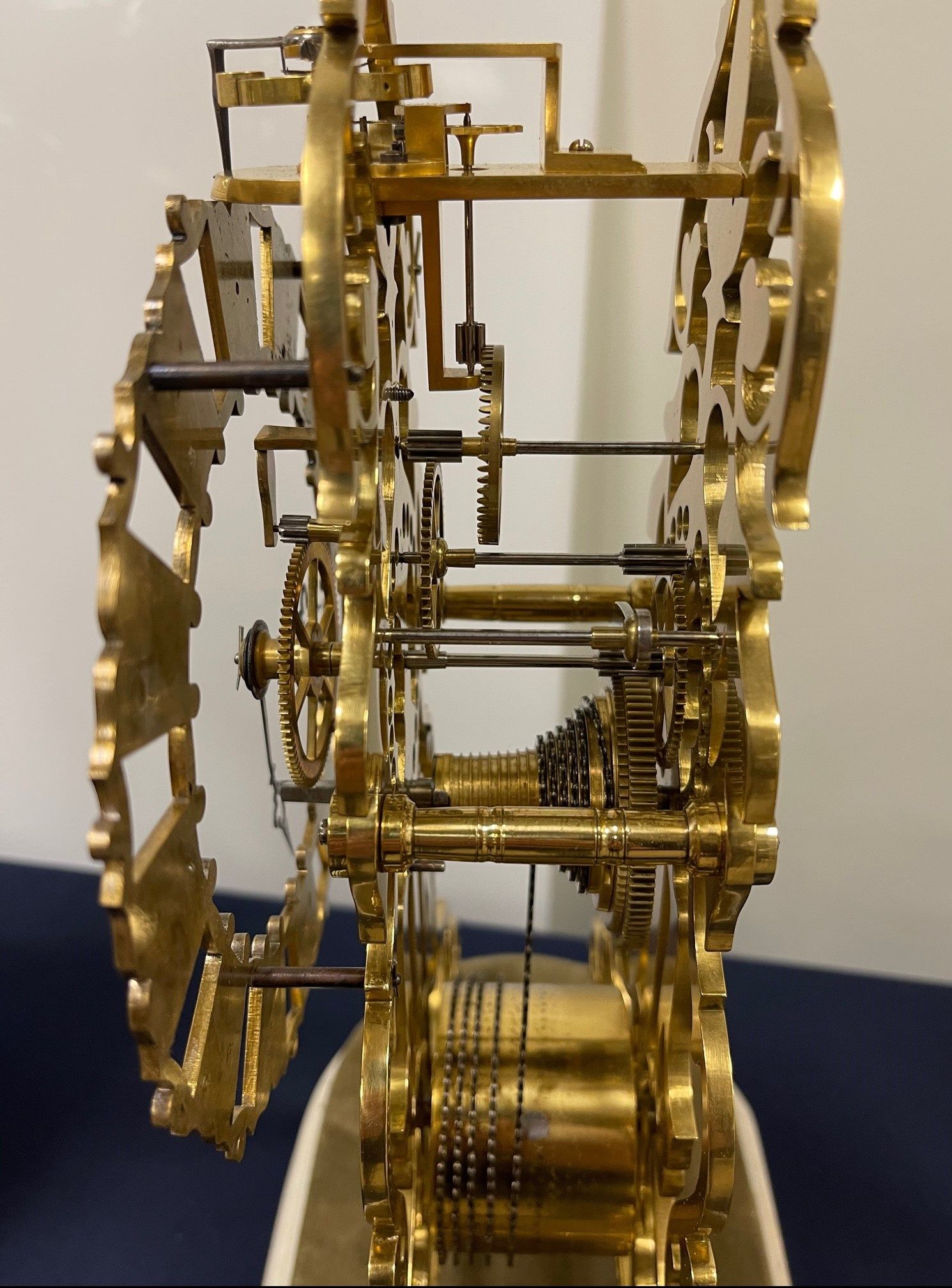 Evans Skeleton Clock | Cottone Auctions