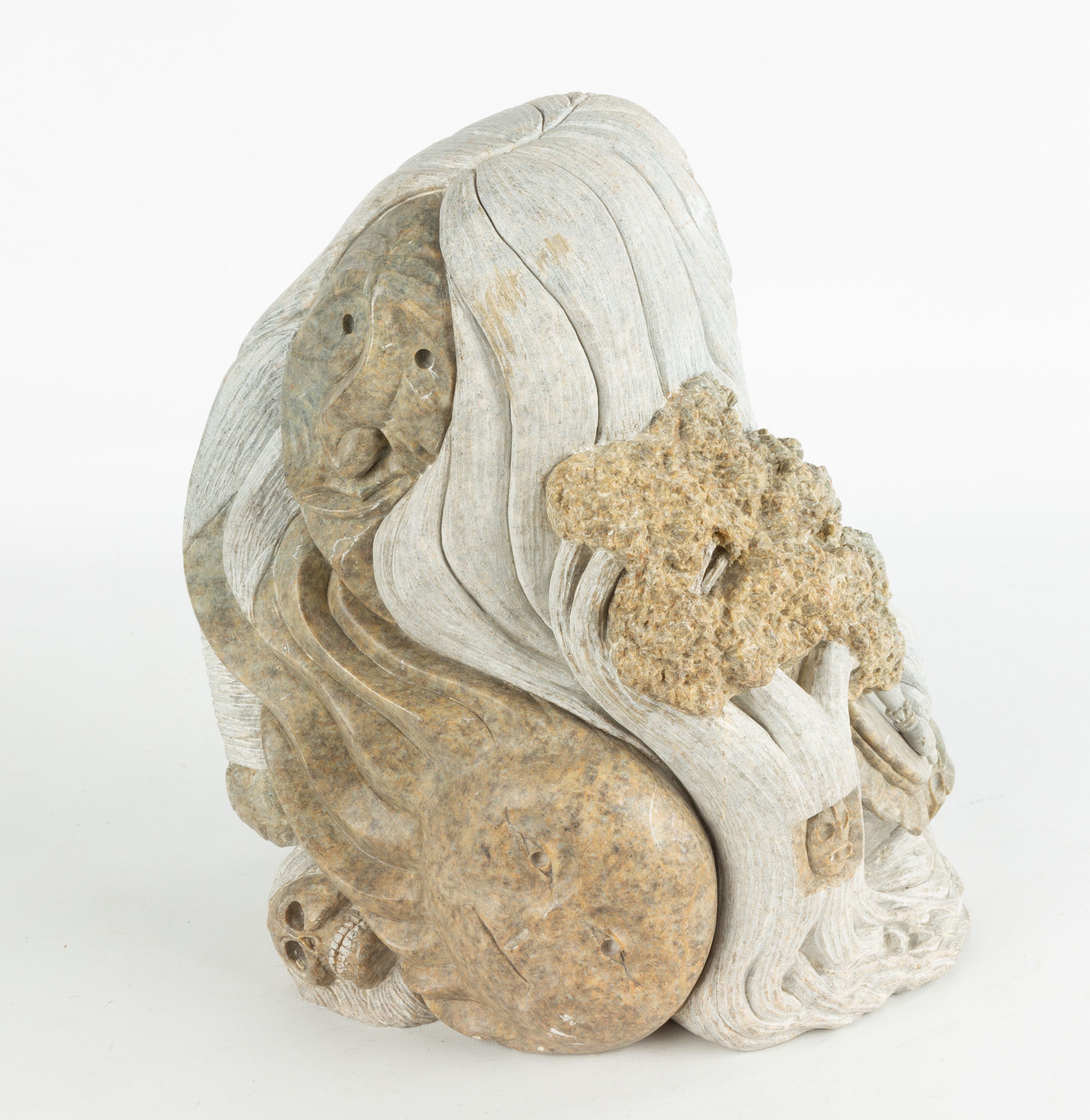 Joseph Jacobs (Native American, b. 1934) Stone Sculpture | Cottone Auctions