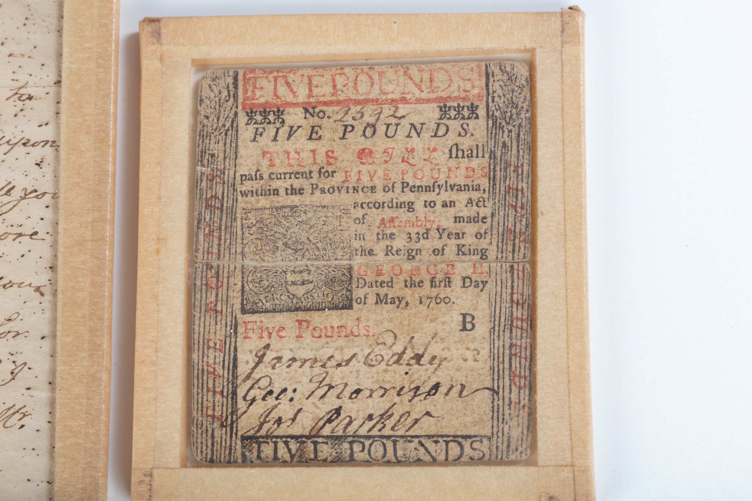 Letter from Benjamin Franklin, William Bollan and Arthur Lee | Cottone ...