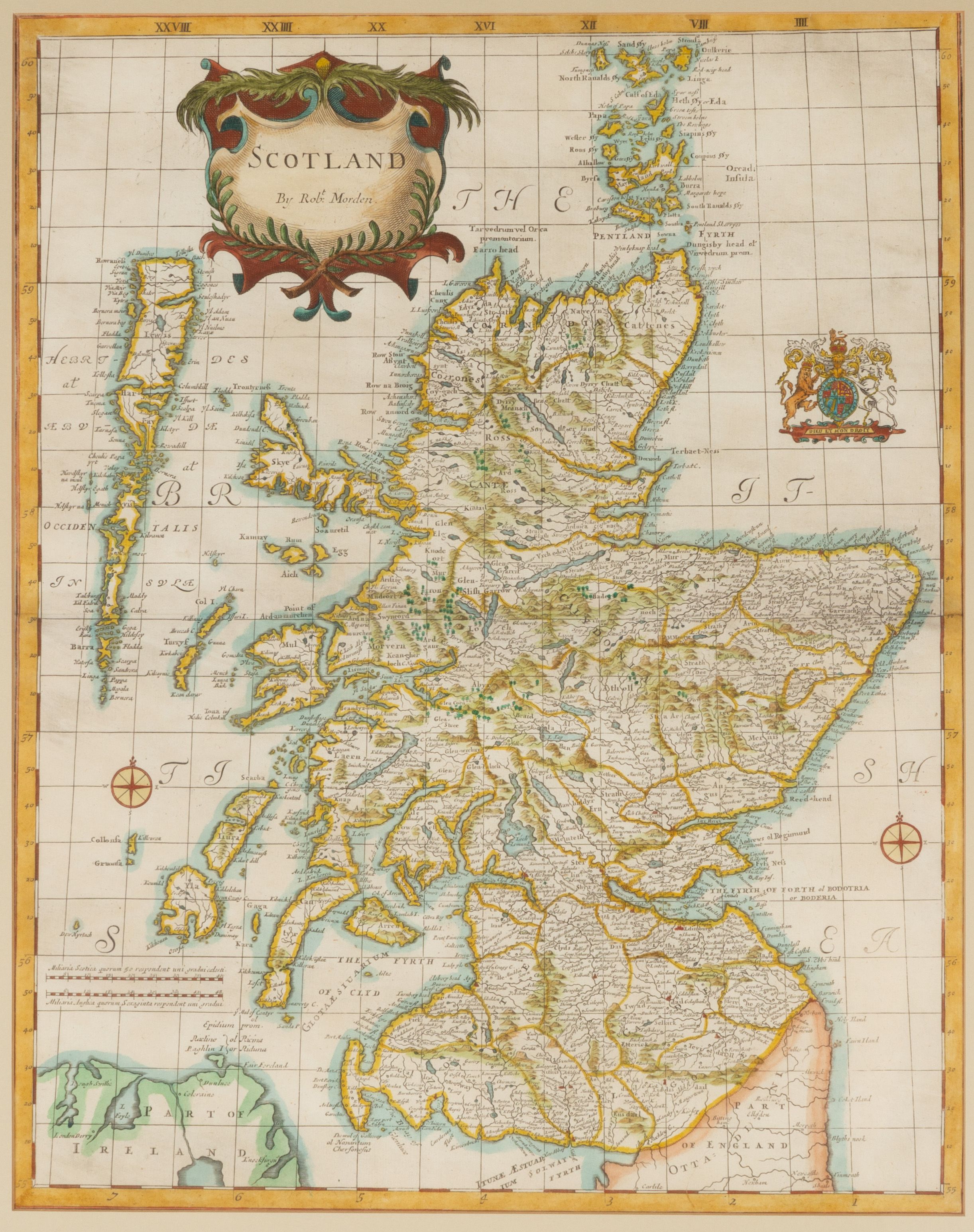 Robert Morden (c. 1650-1703) Map of Scotland | Cottone Auctions