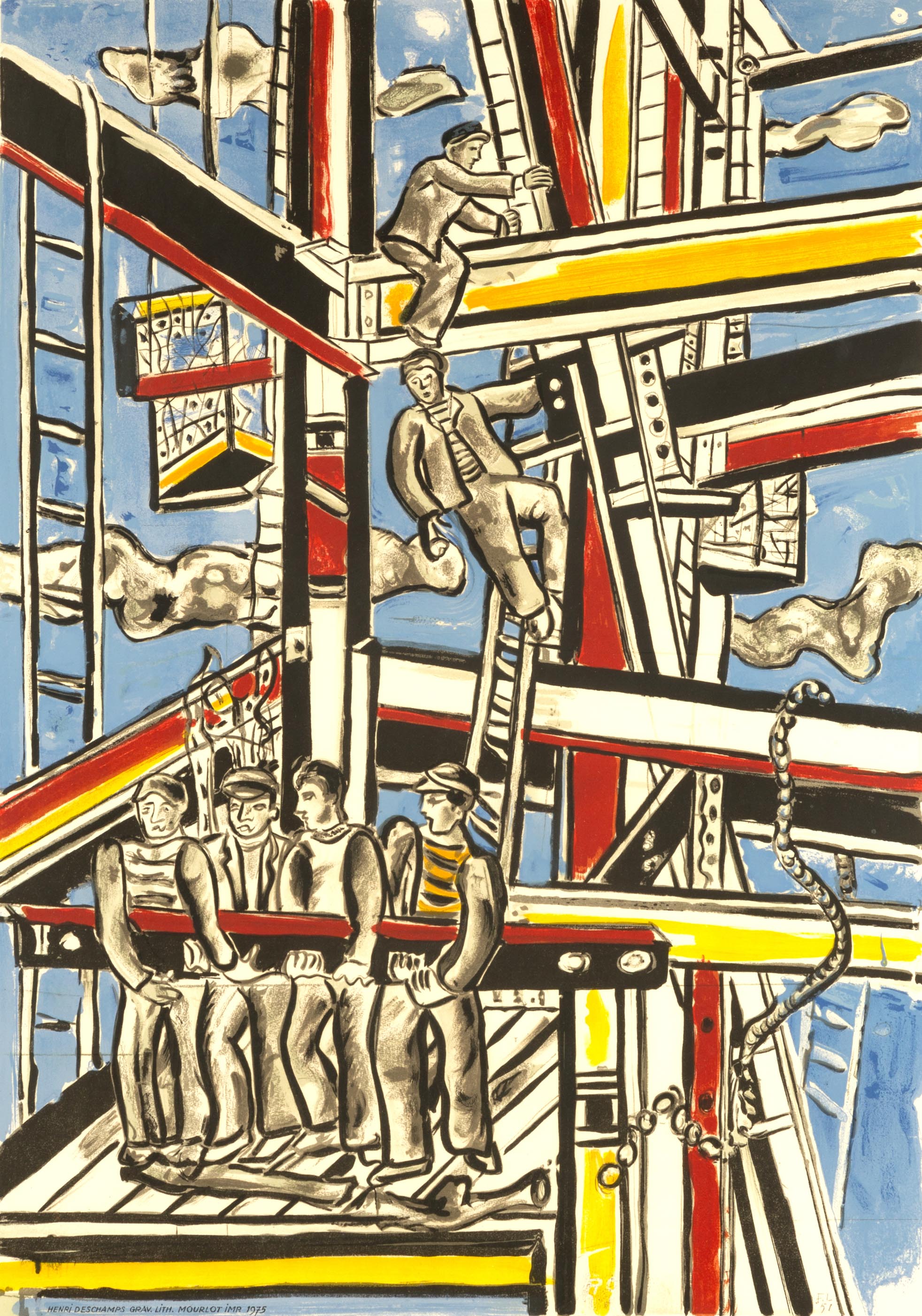After Joseph Fernand Henri Léger (French, 1881-1955) "Construction ...