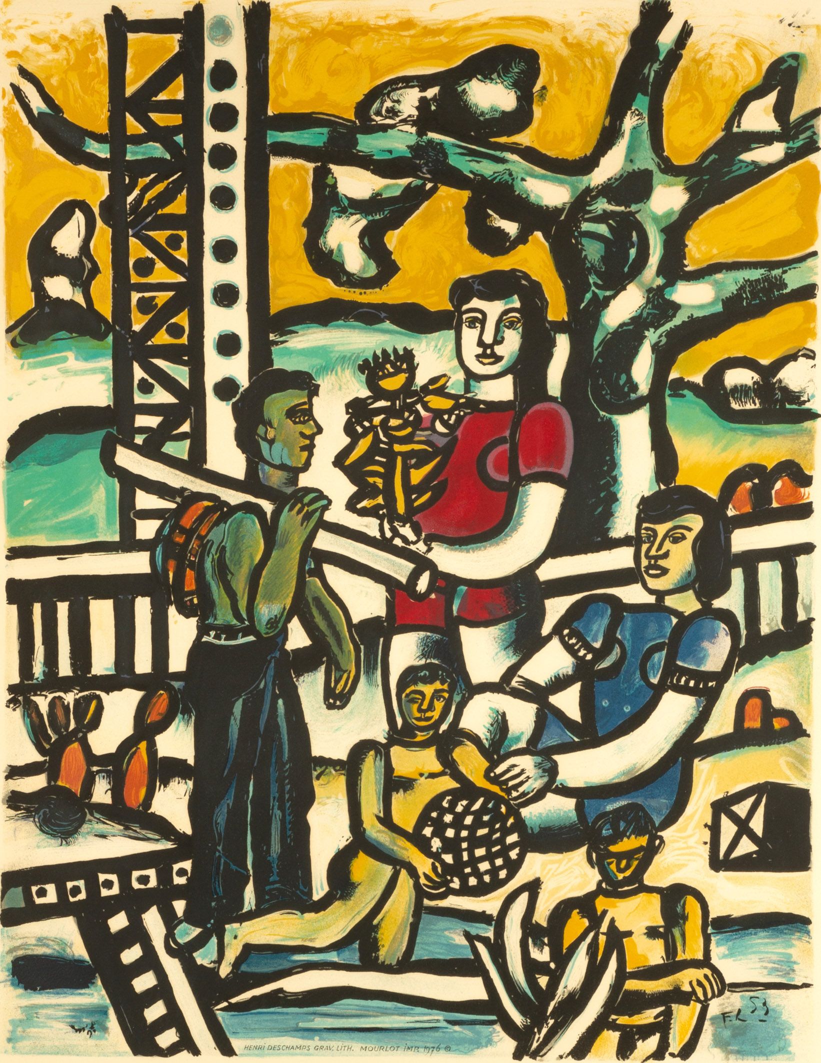 After Joseph Fernand Henri Léger (French, 1881-1955) Le Campeur ...