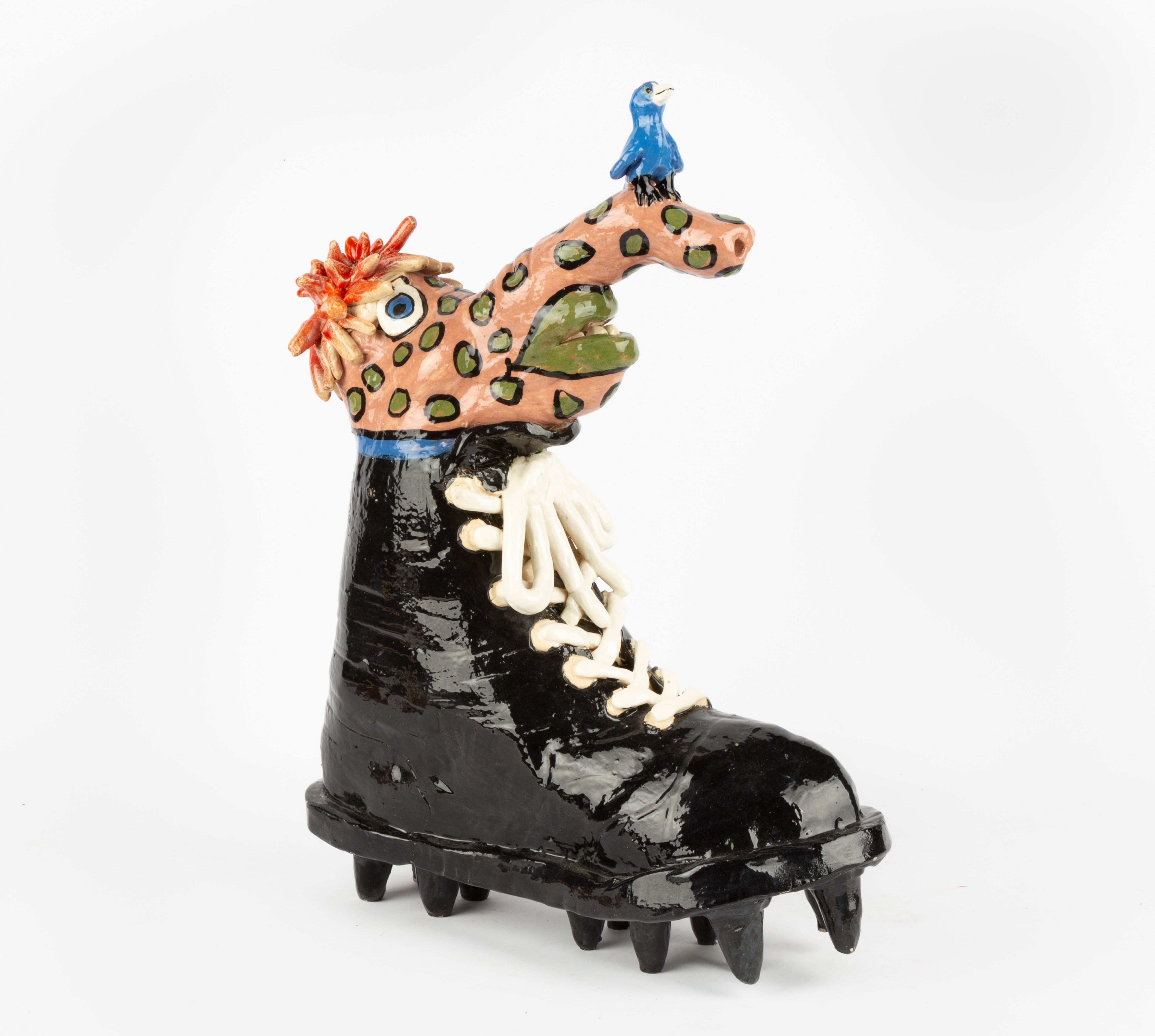 Bill Stewart Glazed Earthenware Sculpture | Cottone Auctions