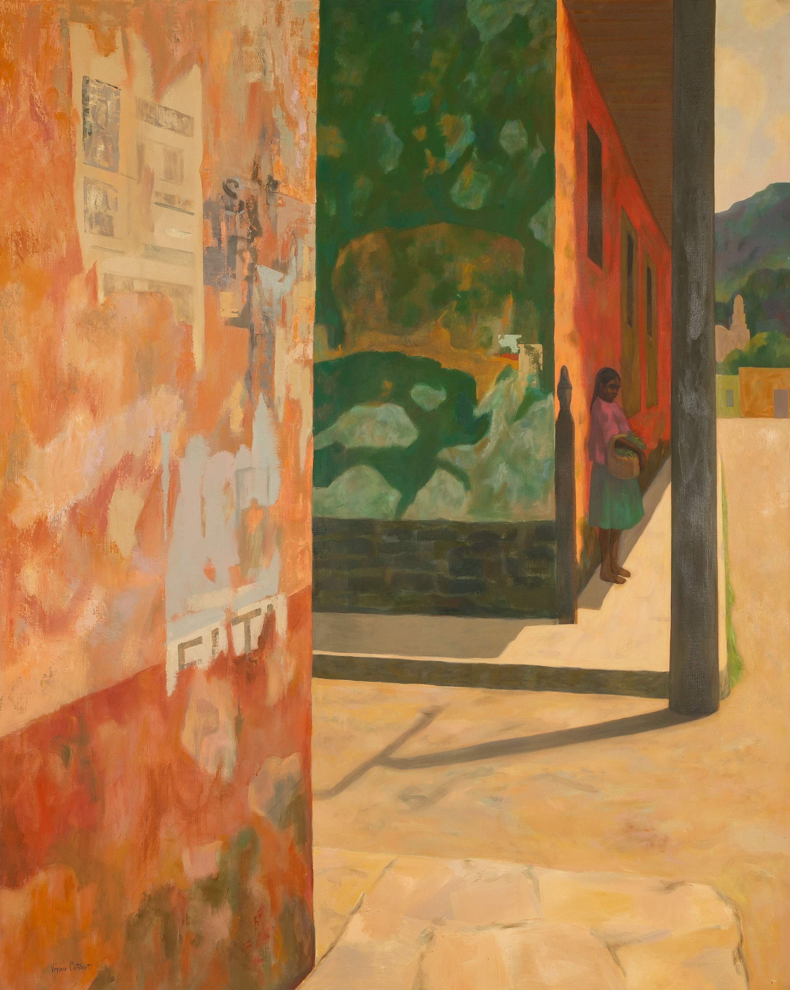 Virginia Cuthbert (American, 1908-2001) Street Scene | Cottone Auctions