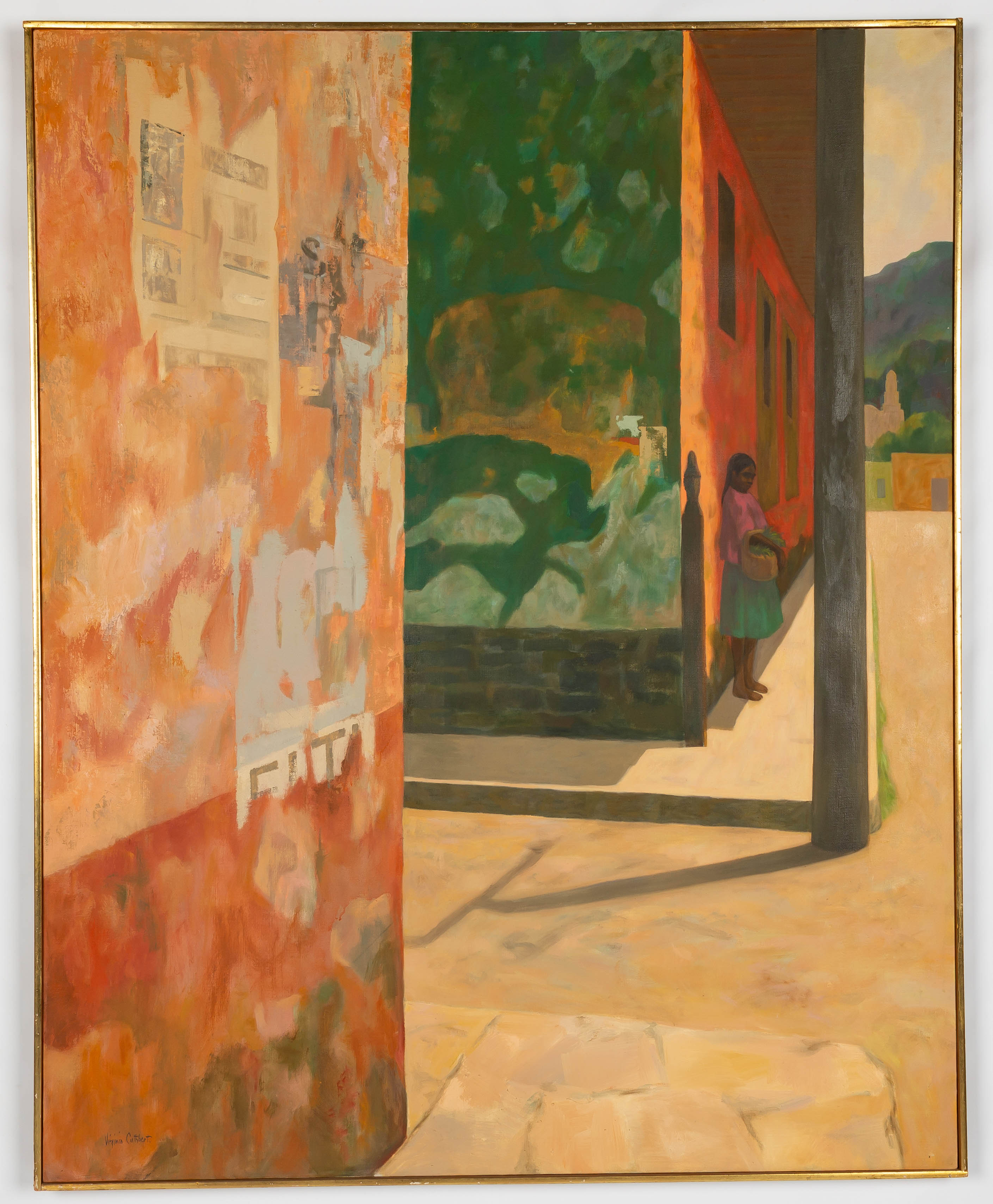 Virginia Cuthbert (American, 1908-2001) Street Scene | Cottone Auctions