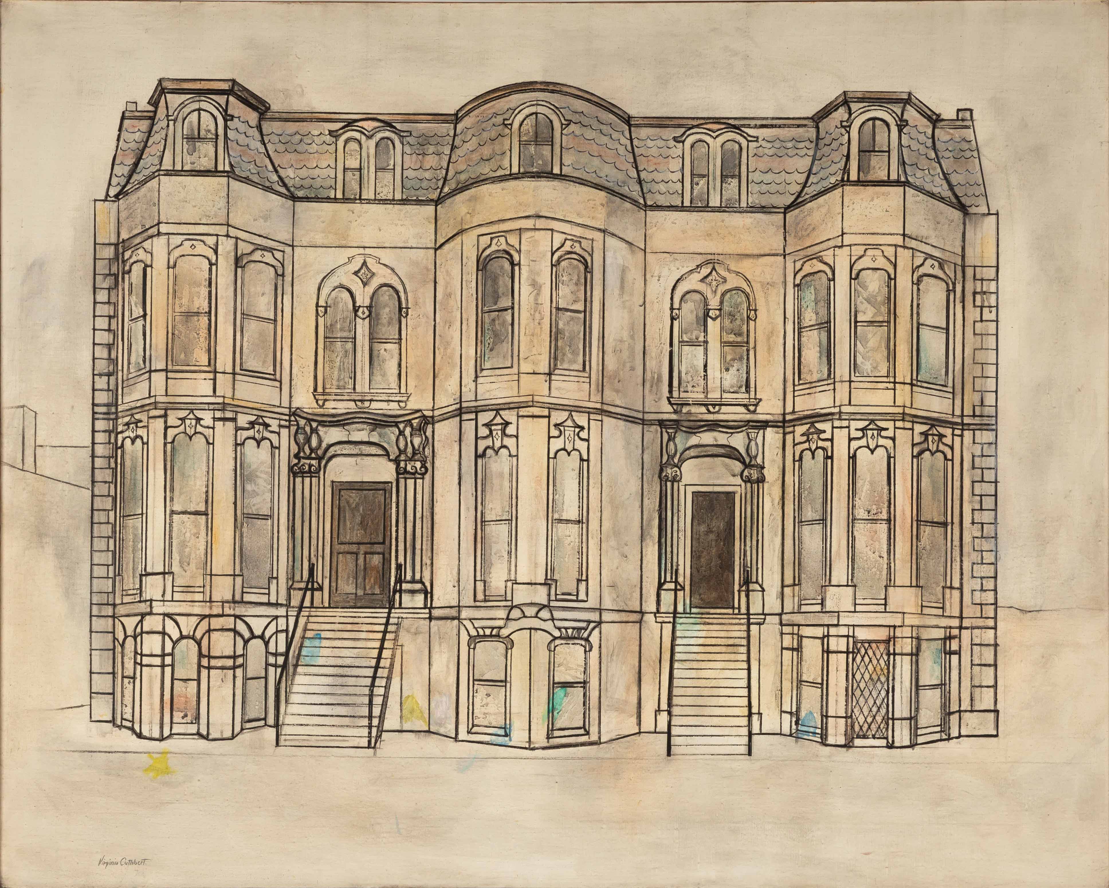 Virginia Cuthbert (American, 1908-2001) "Mansion" | Cottone Auctions