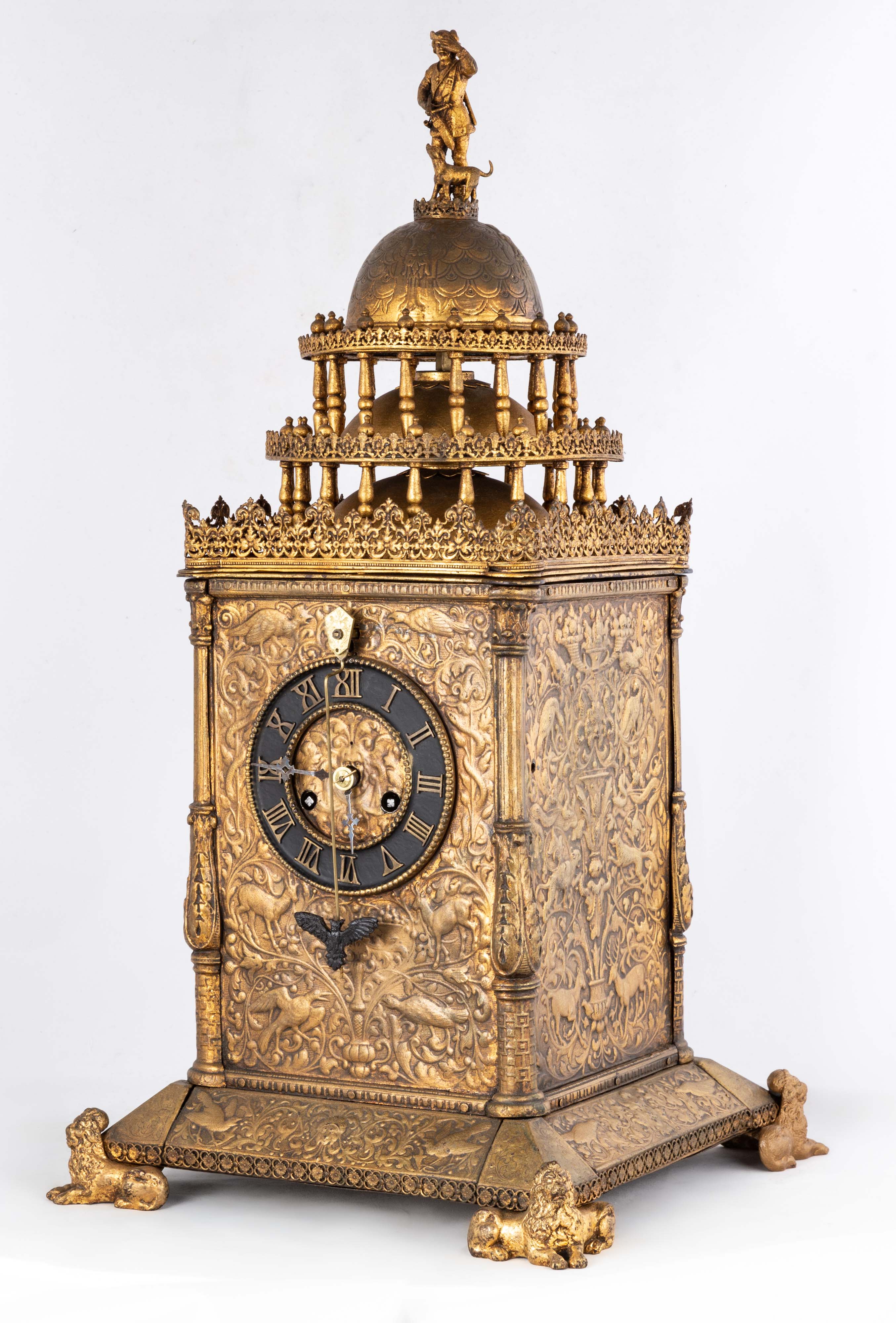 German, Renaissance Revival Tower Clock | Cottone Auctions