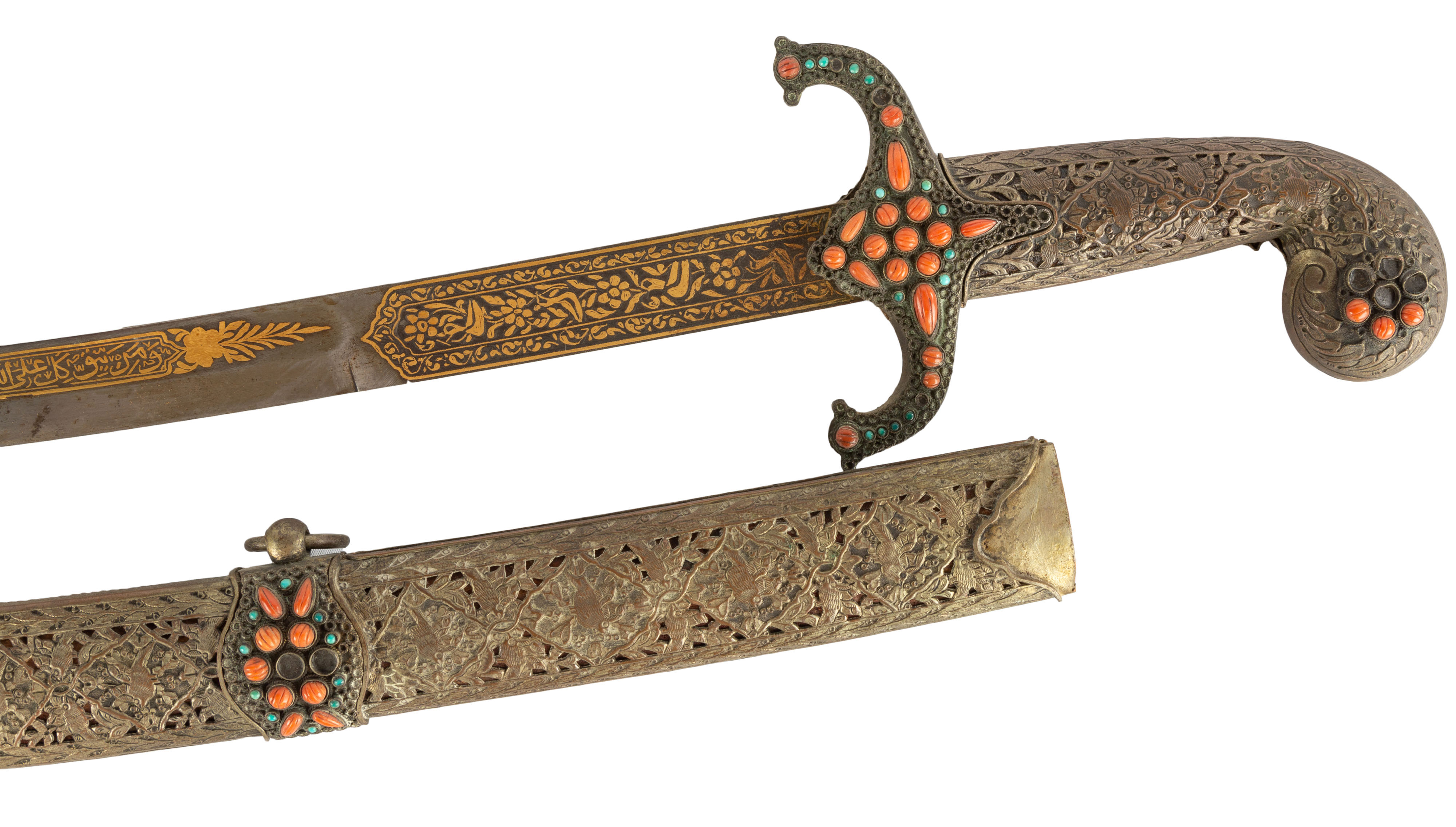 Early Turkish Sword (Kilij) with Scabbard | Cottone Auctions