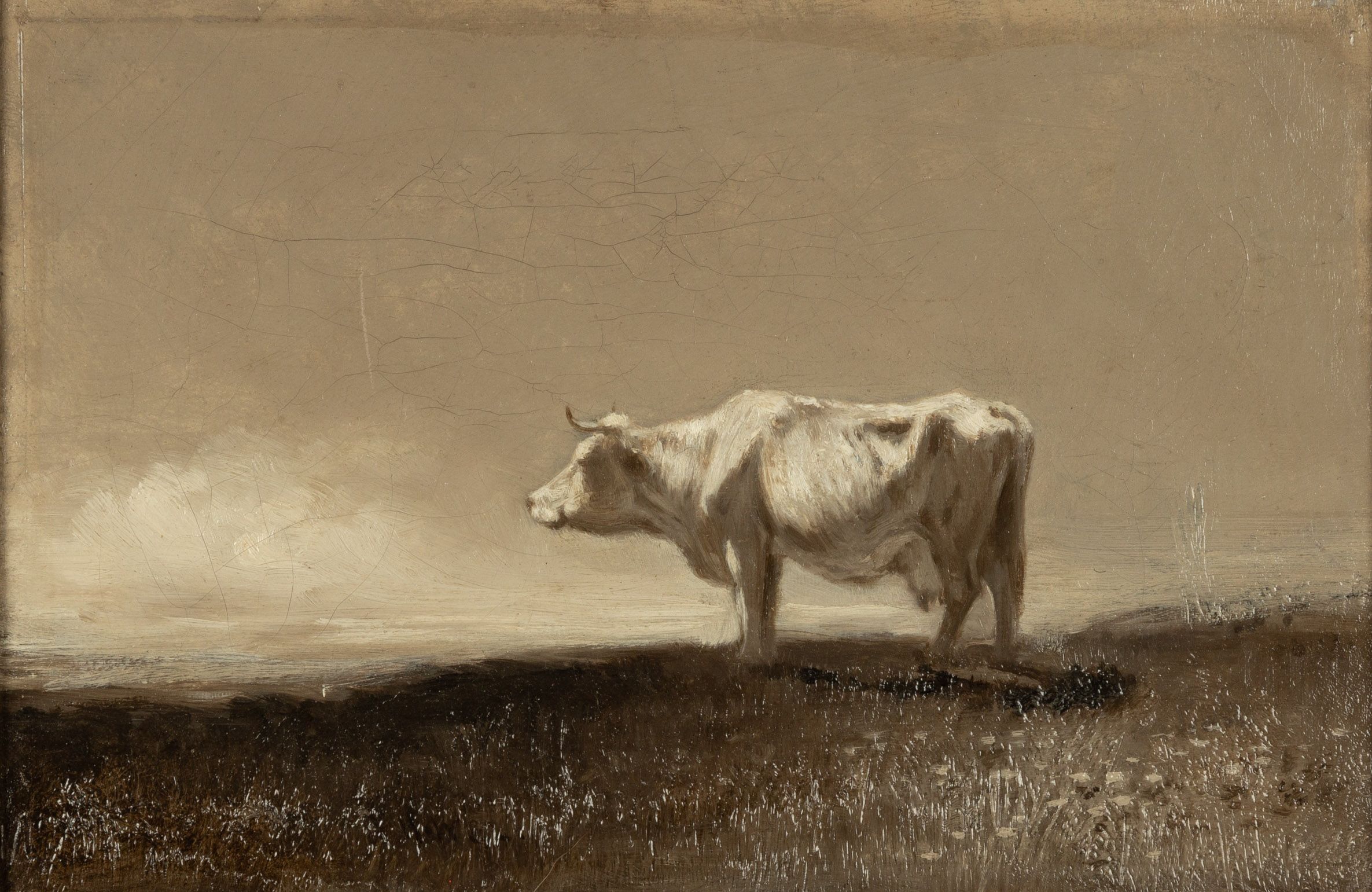 Attr. Horatio Walker (Canadian, 1858-1938) "The Cow" | Cottone Auctions