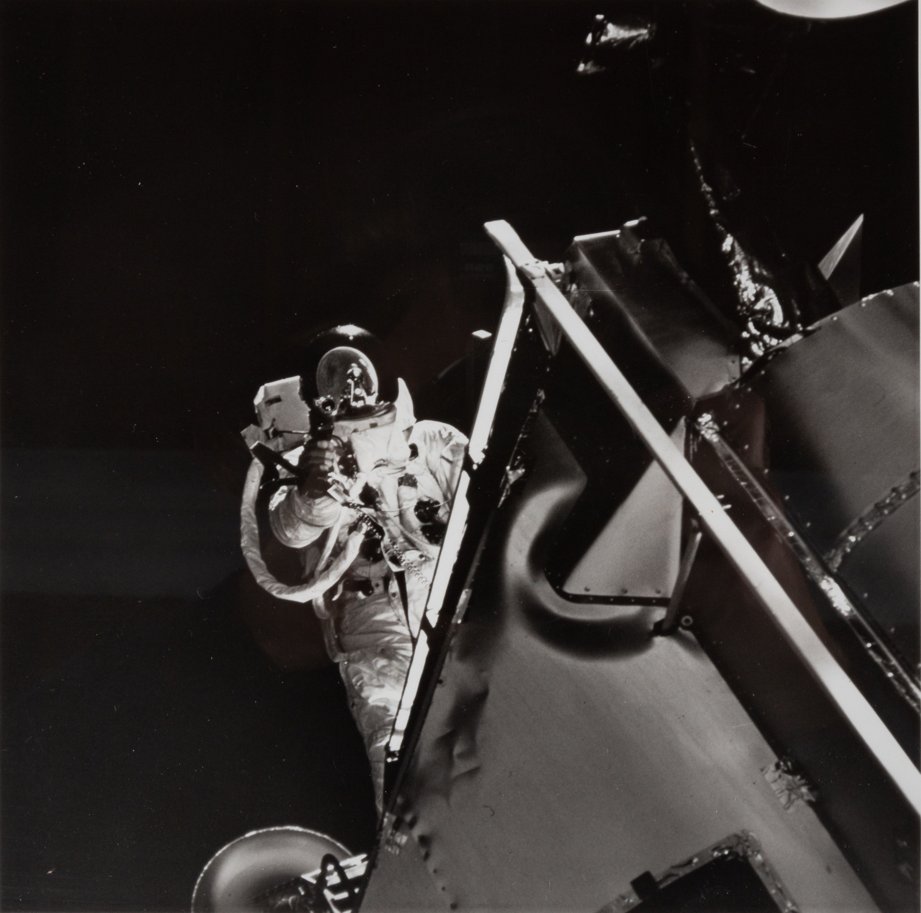 NASA Astronaut Russell Schweickart Apollo 9, March 1969 Photograph ...