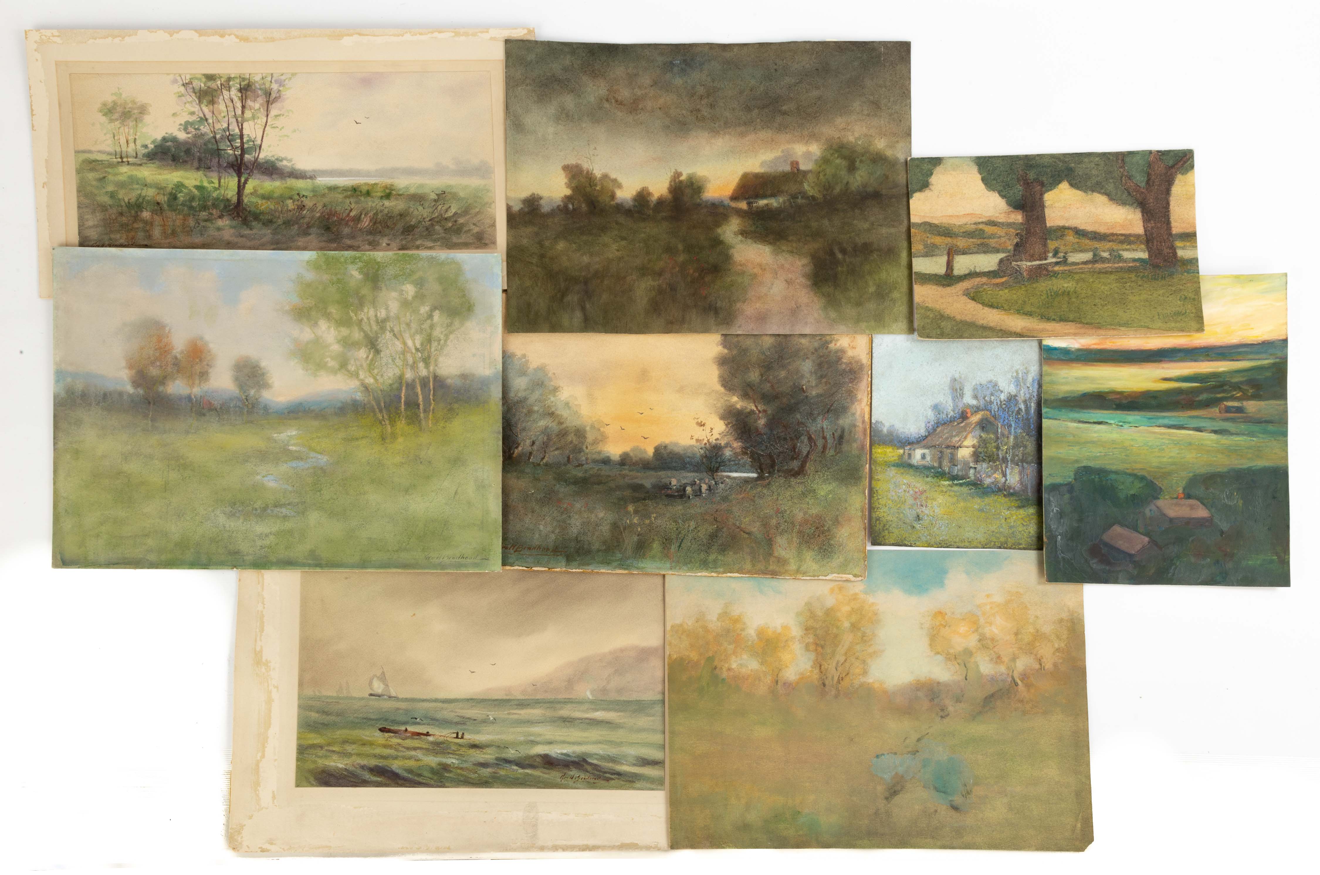 Group of George H. Brodhead (American, b. 1860) Paintings | Cottone ...