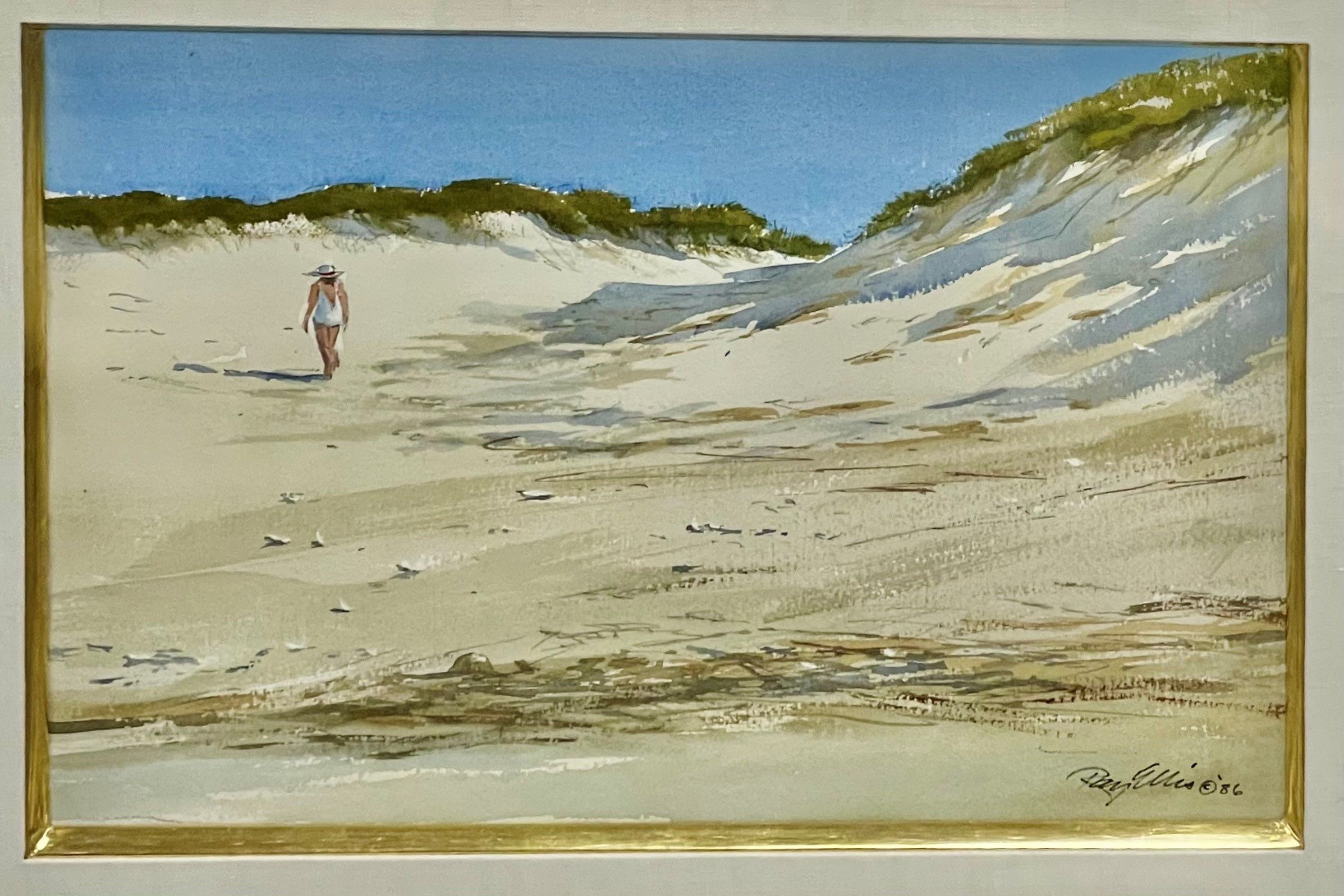 Ray Ellis (American, 1921-2013) Beach Scene | Cottone Auctions
