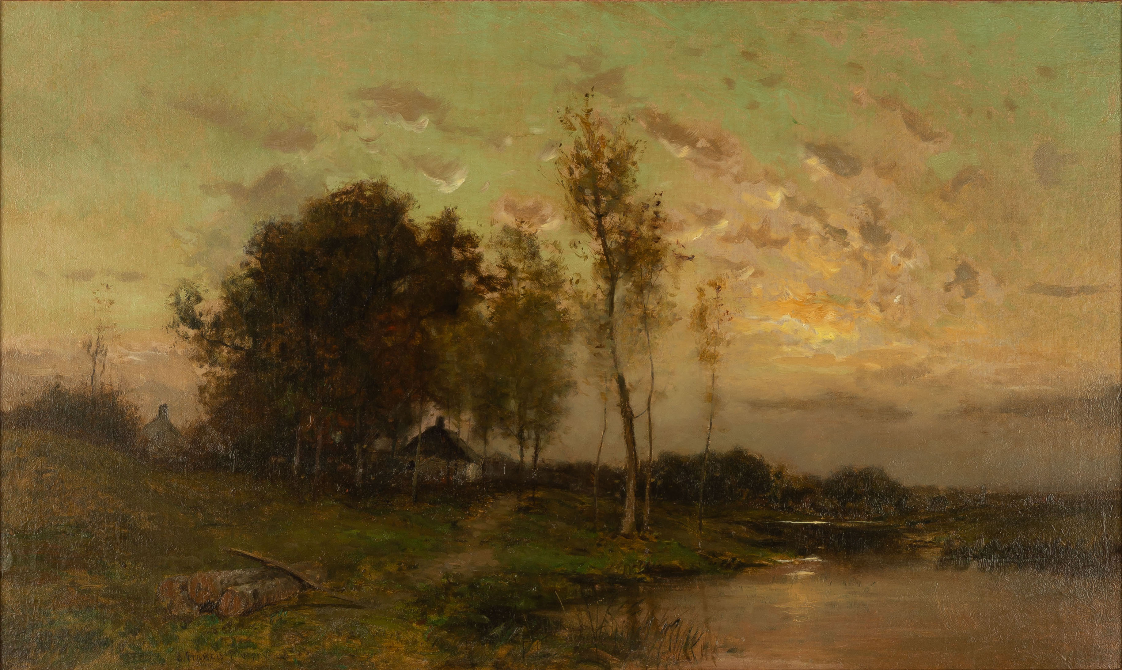 John Francis Murphy (American, 1853-1921) "Autumn" | Cottone Auctions