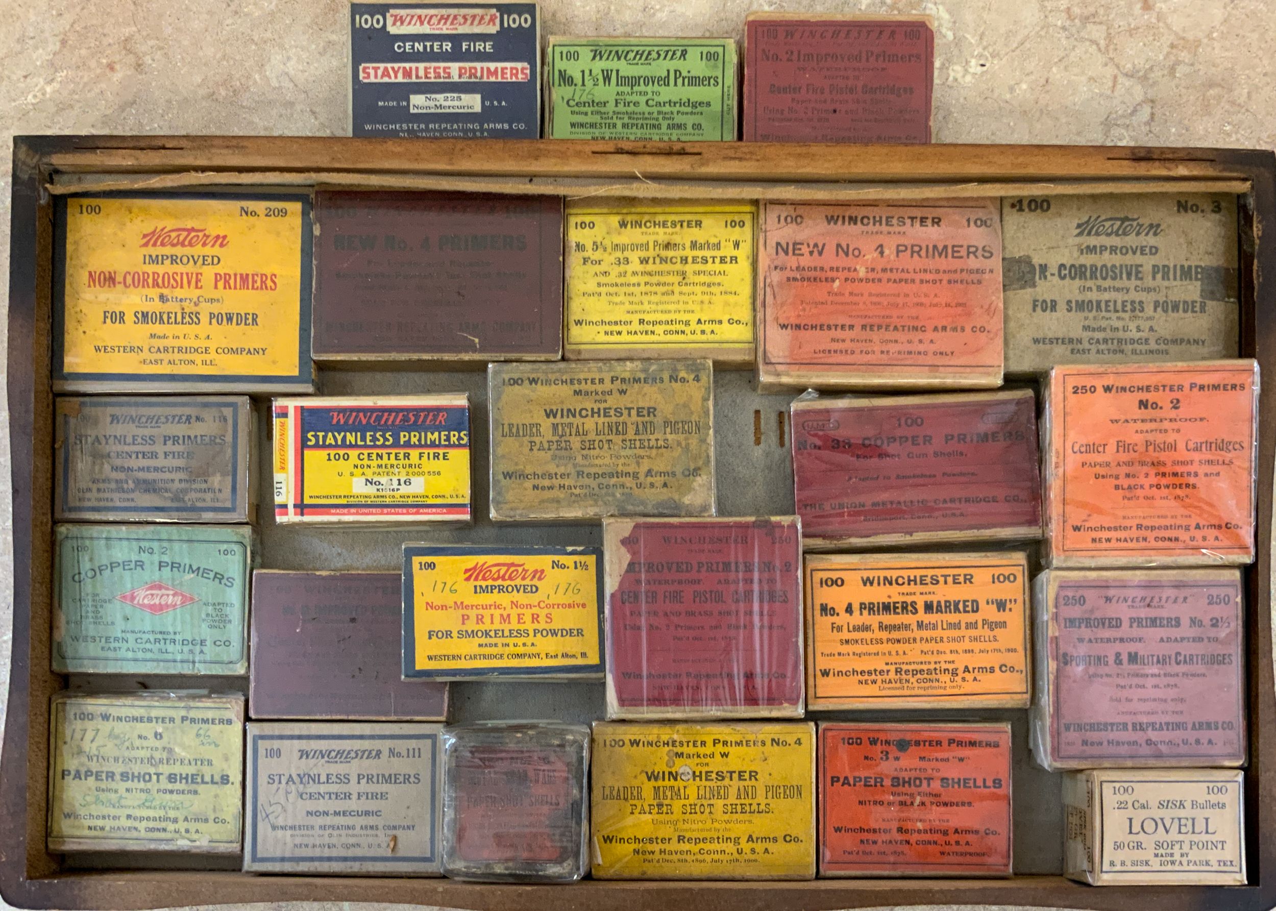 Group of Primers in Original Boxes | Cottone Auctions
