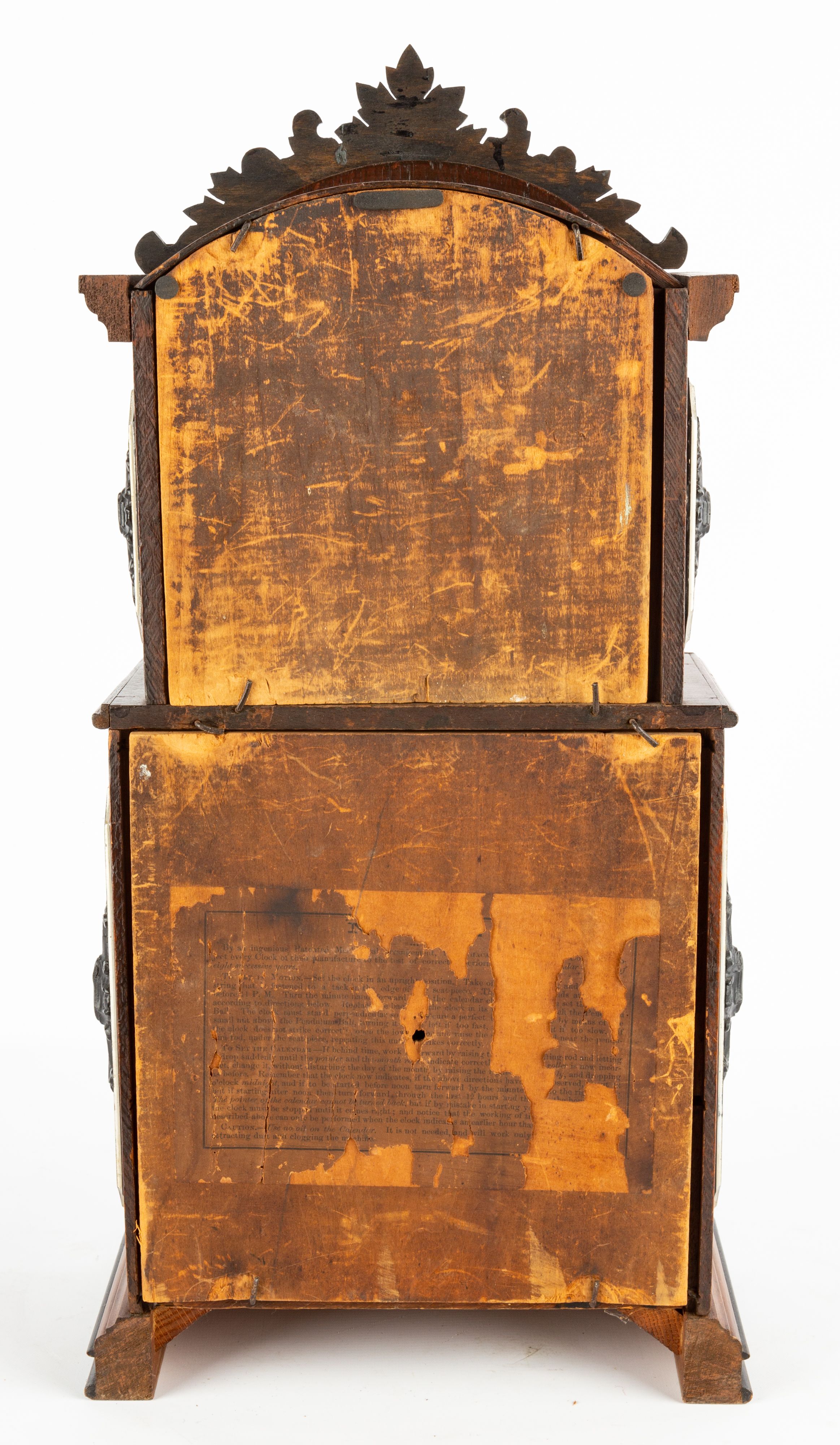 Ithaca “3 1/2 Parlor” Calendar Shelf Clock | Cottone Auctions