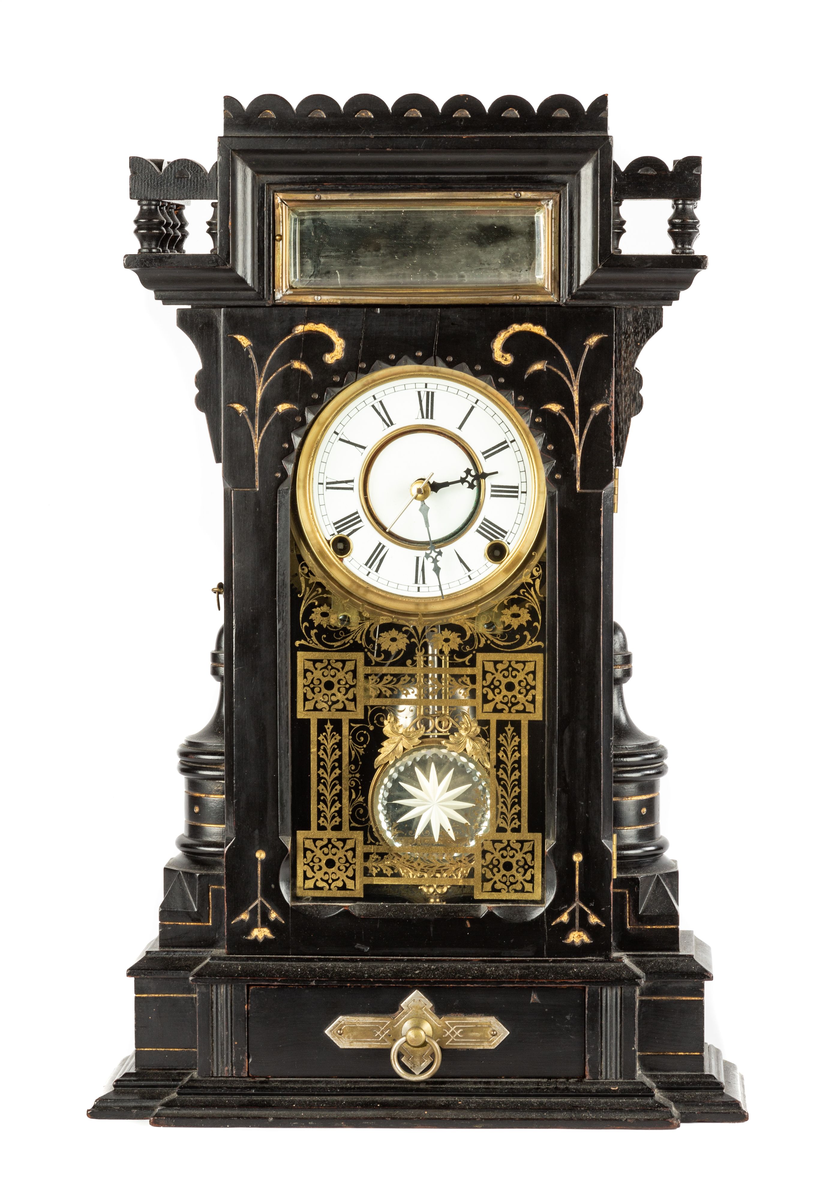 F. Kroeber Lehigh Shelf Clock | Cottone Auctions