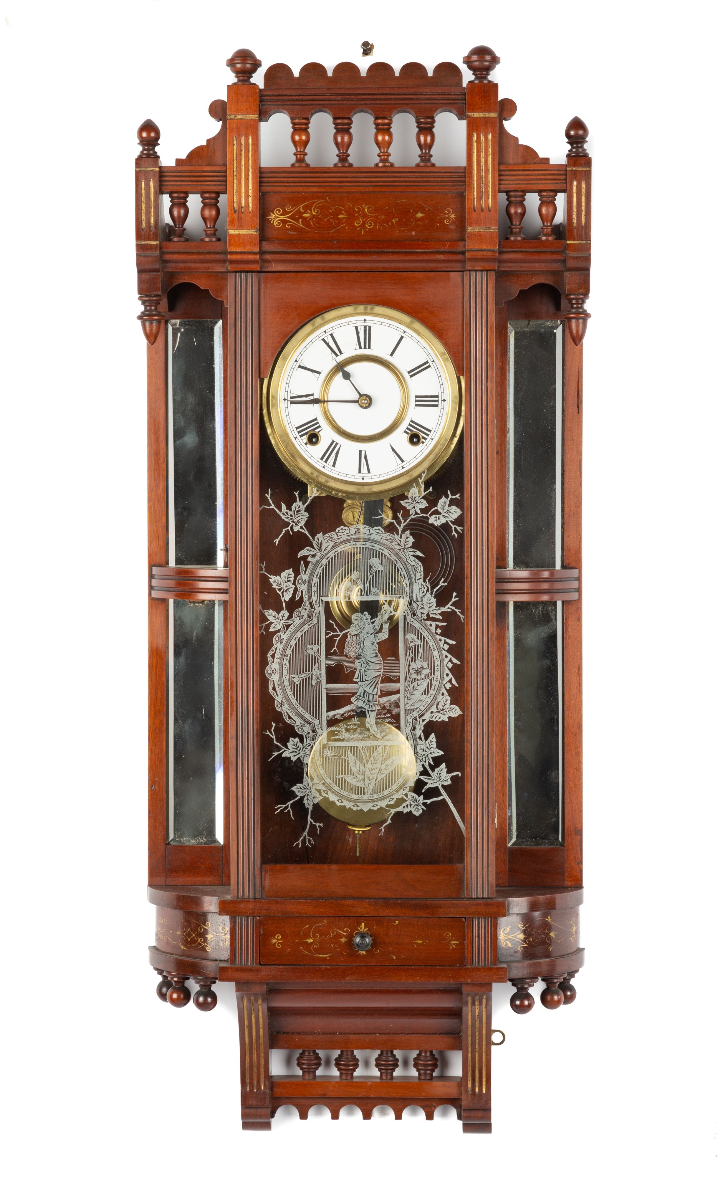 Ansonia Reflector Wall Clock | Cottone Auctions