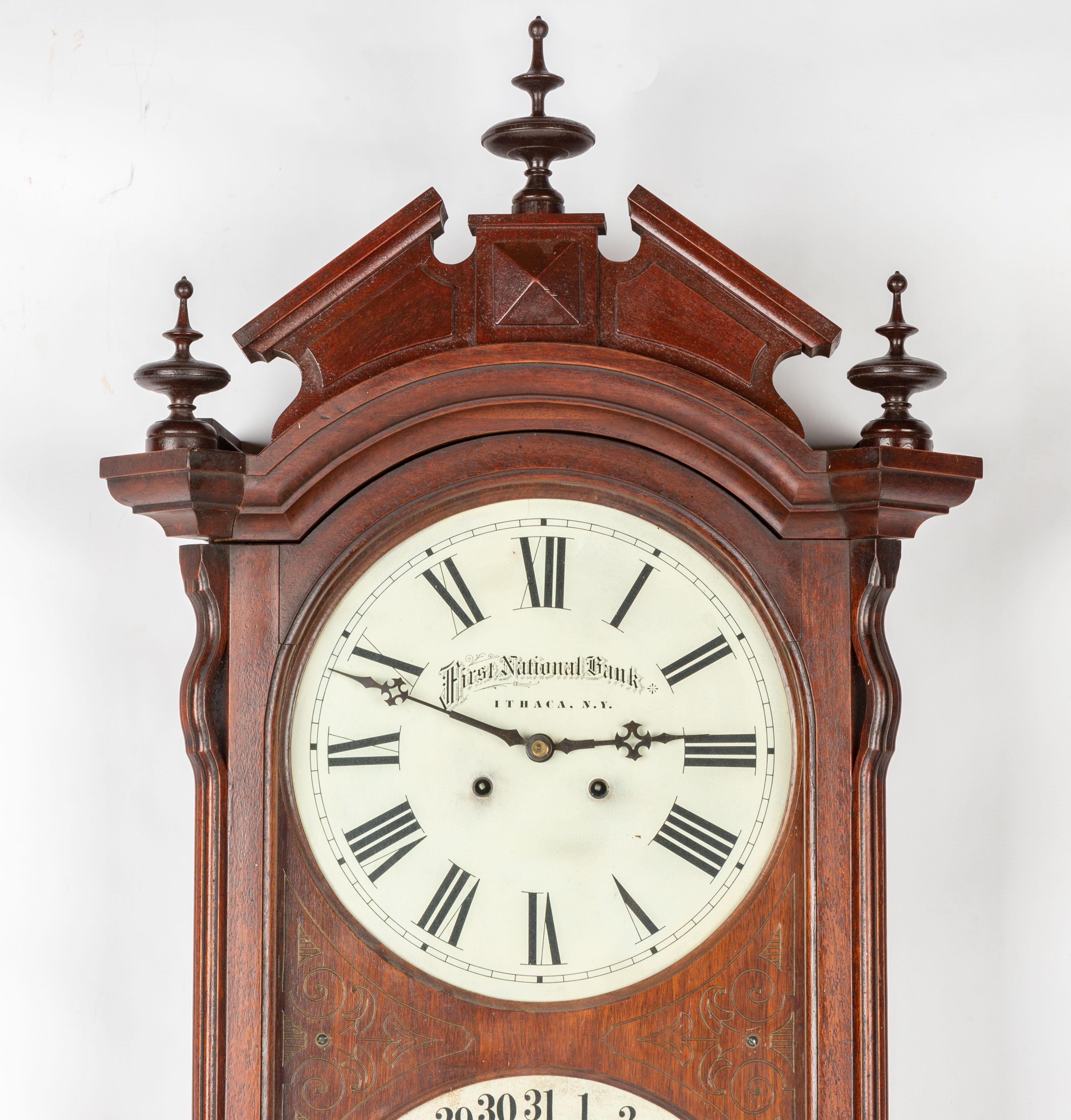 Ithaca #2 Regulator Calendar Clock | Cottone Auctions