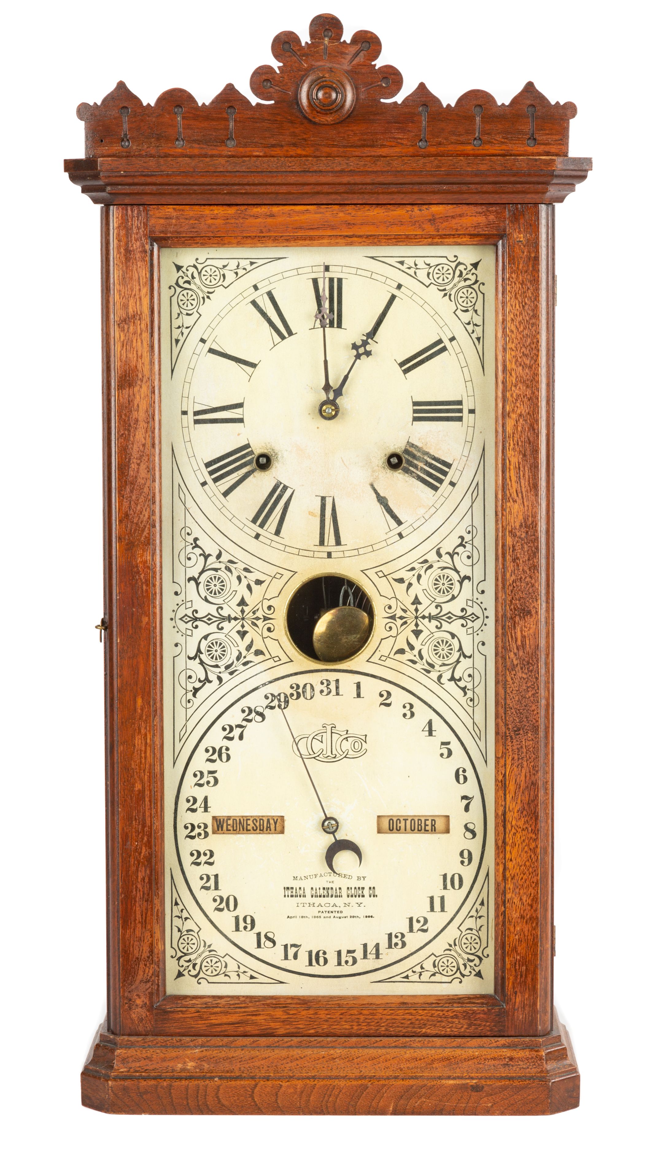 Ithaca Calendar Clock | Cottone Auctions