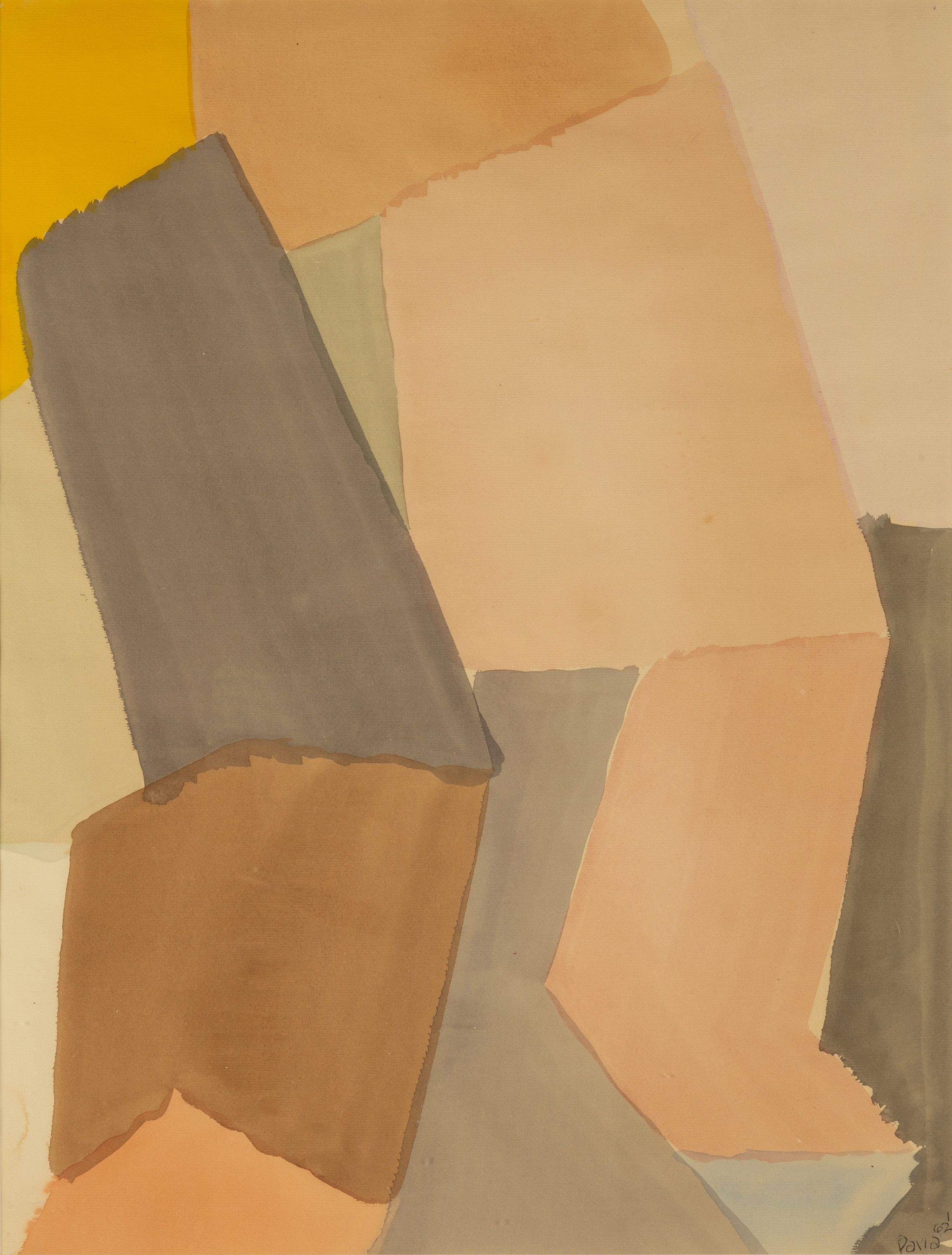 (2) Philip Pavia (American, 1912-2005) Untitled, 1962 | Cottone Auctions