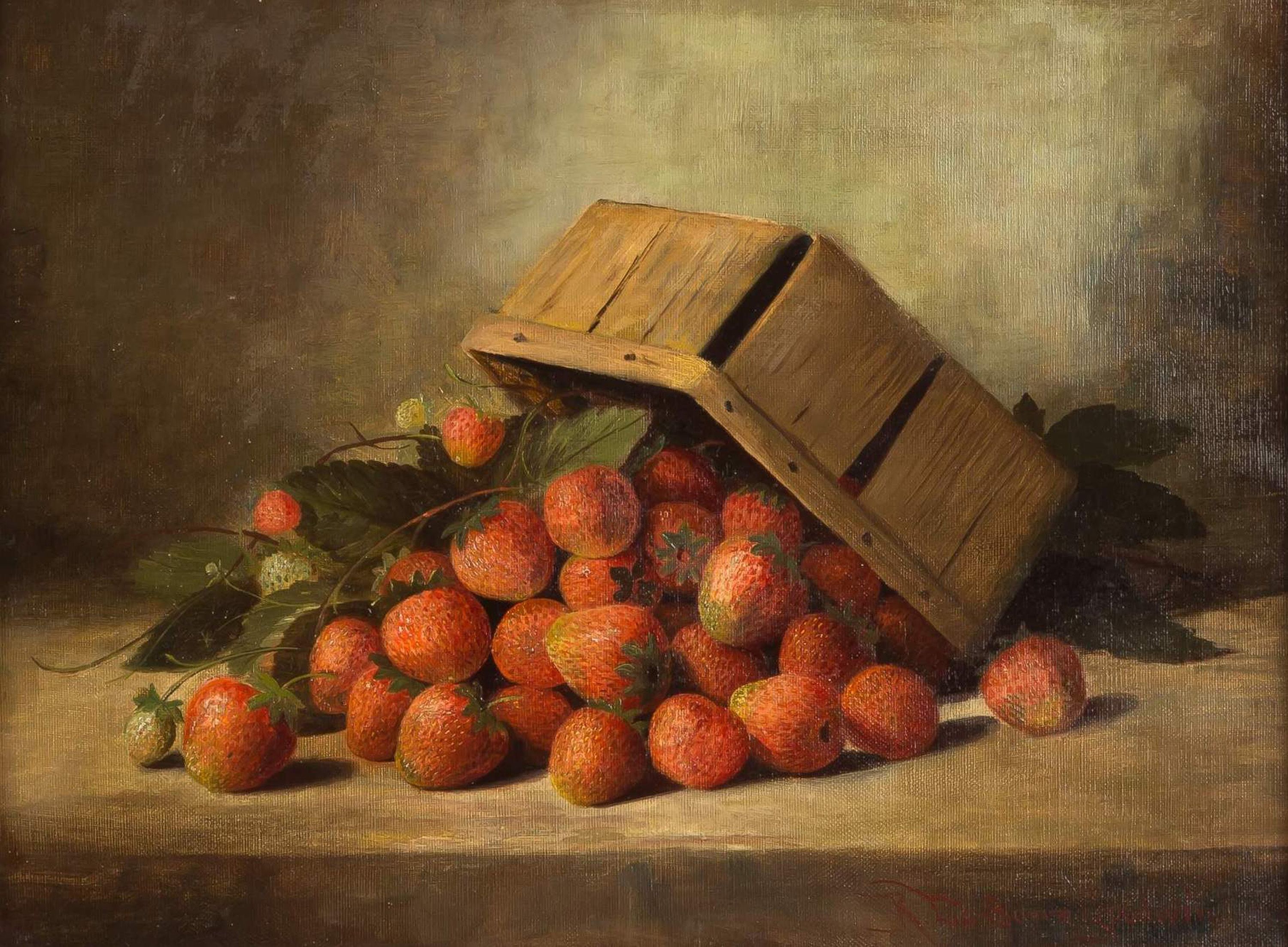 Richard LaBarre Goodwin (American, 1840-1910) Strawberries | Cottone ...