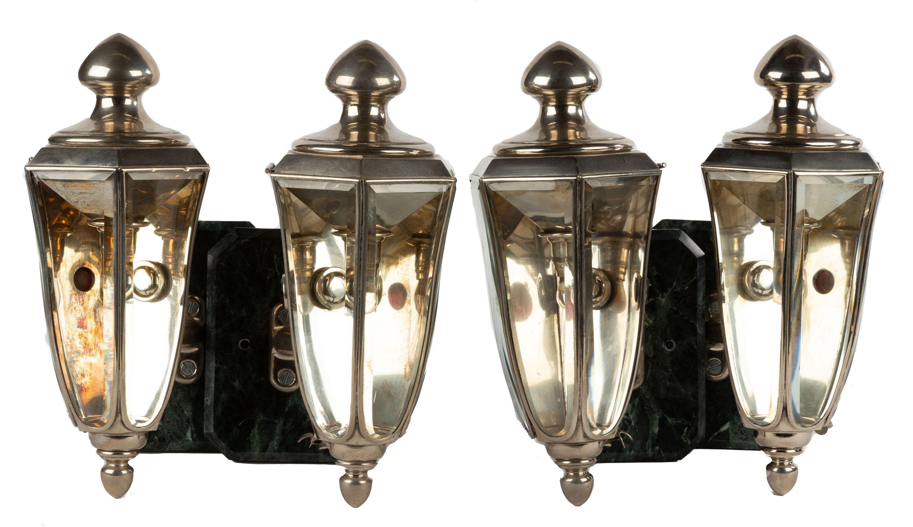 (4) Pierce Arrow Car Lamps | Cottone Auctions