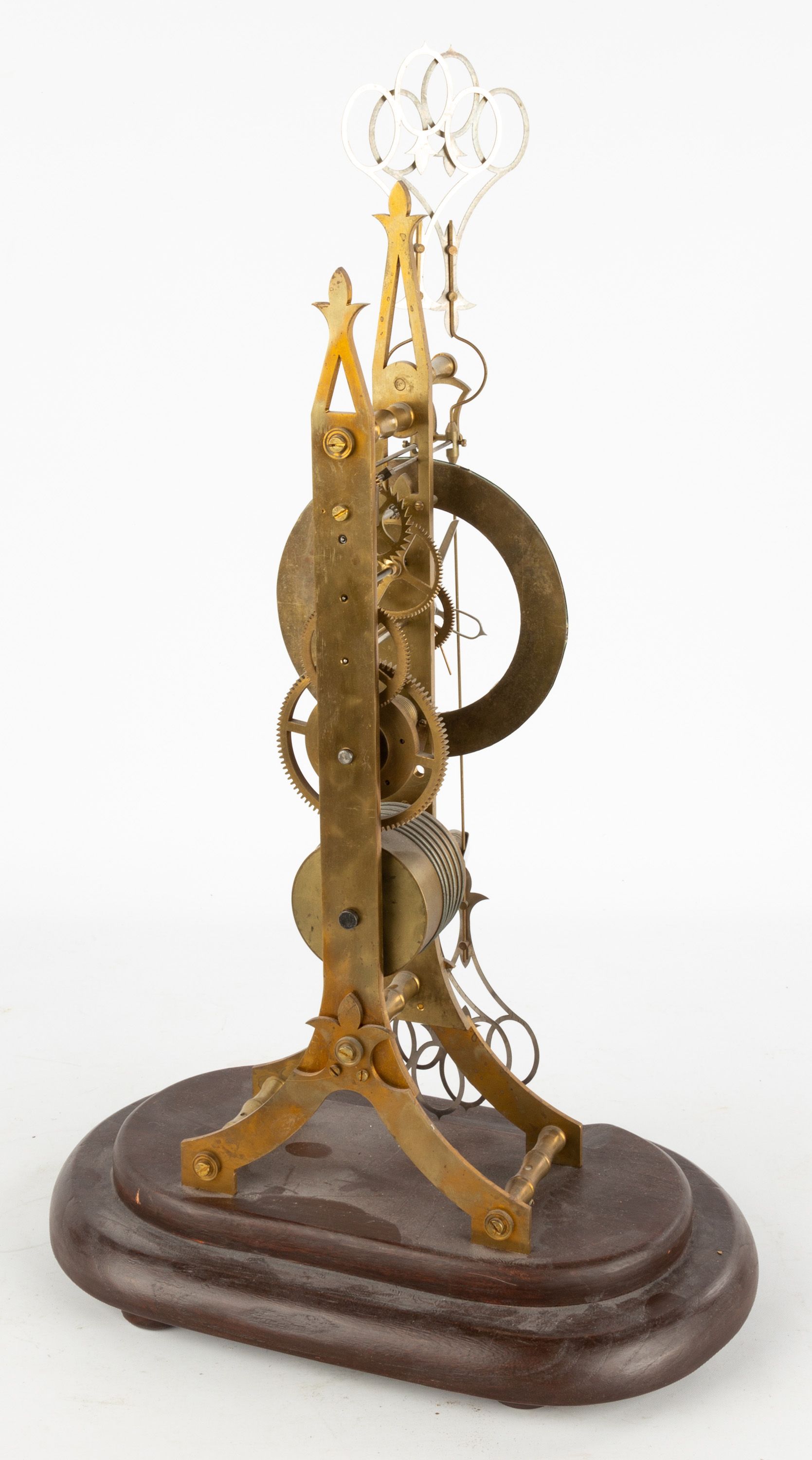 Modern Reproduction Skeleton Clock | Cottone Auctions