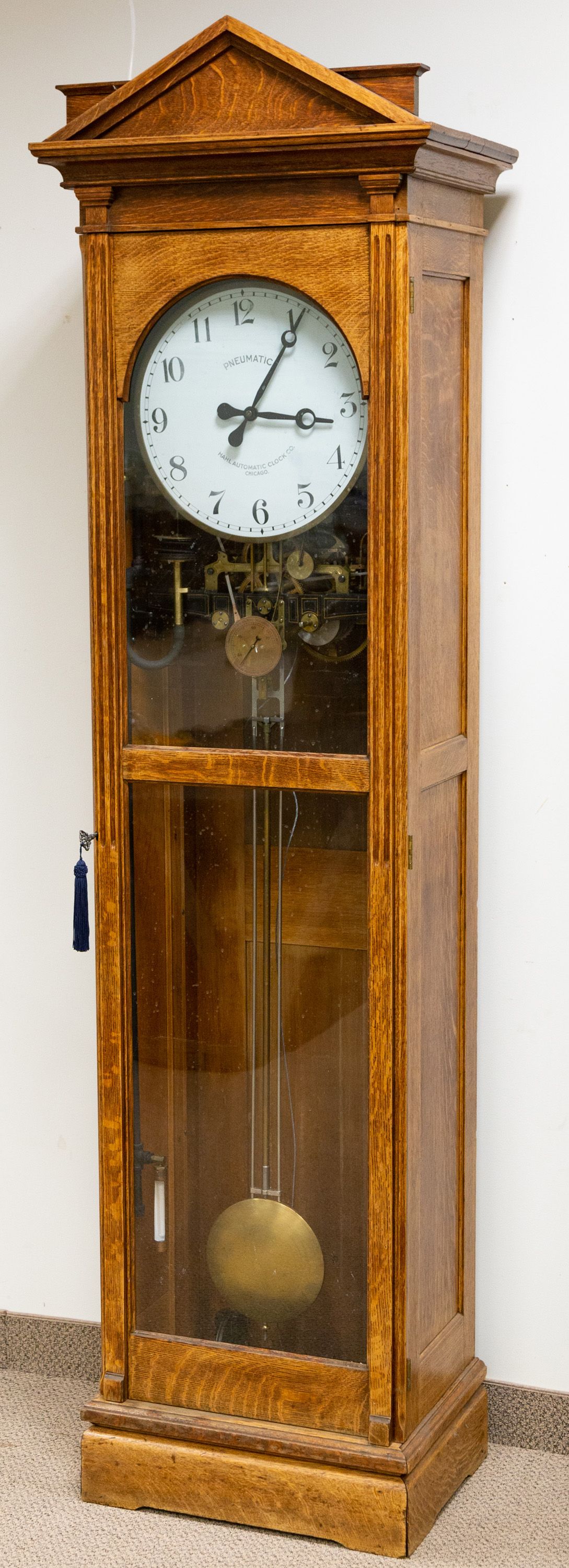 Hahl Pneumatic Master Clock | Cottone Auctions