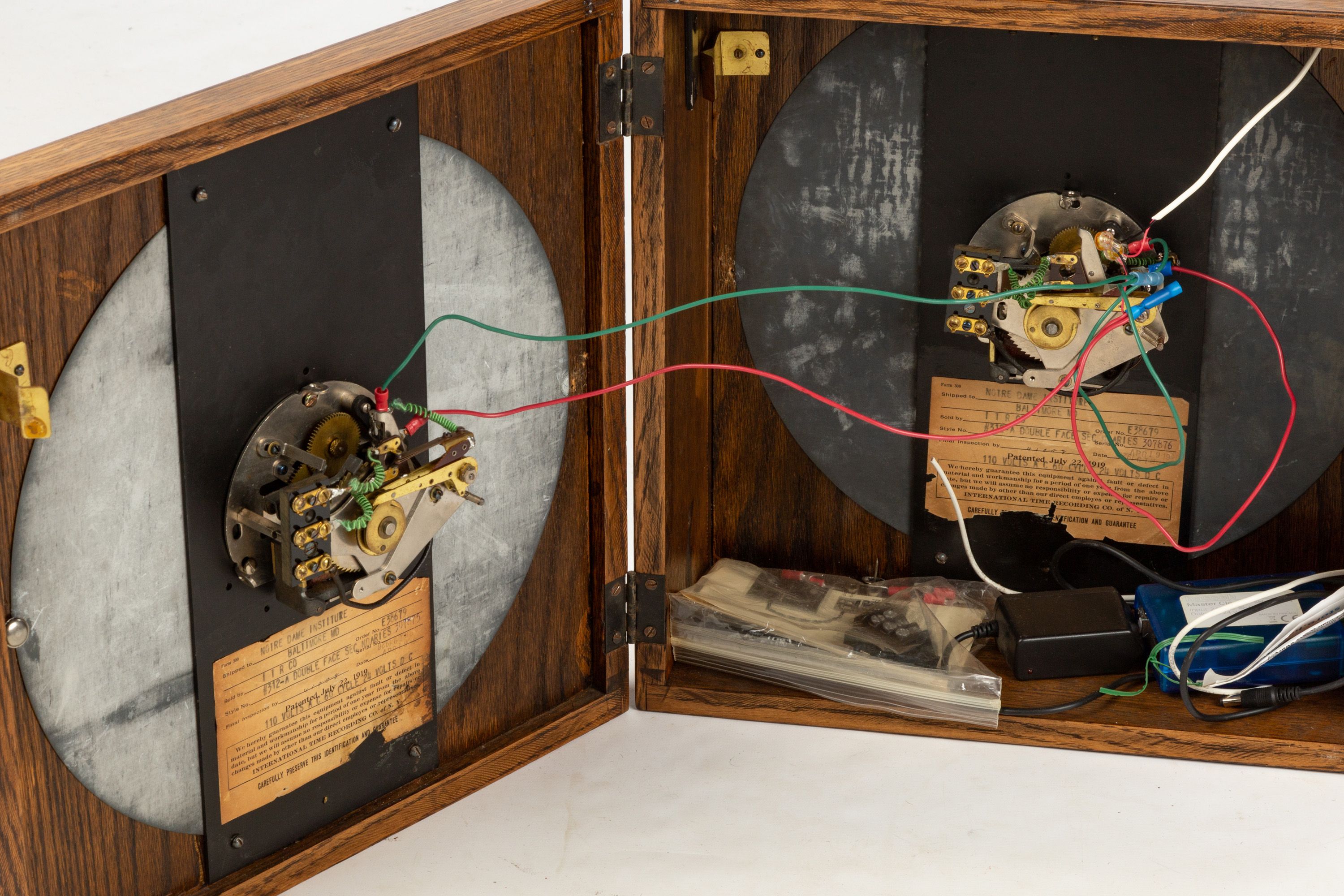 International Time Recording Co. Clock | Cottone Auctions