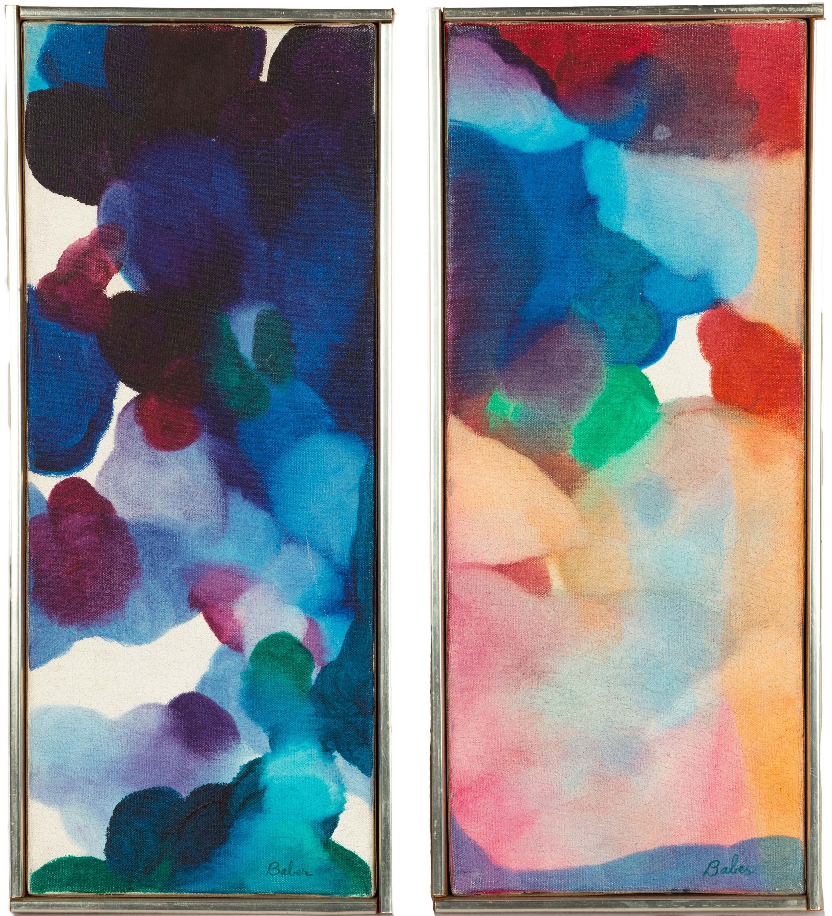 (2) Alice Baber (American, 1928-1982) "Along the Way" & "Lucky Number ...