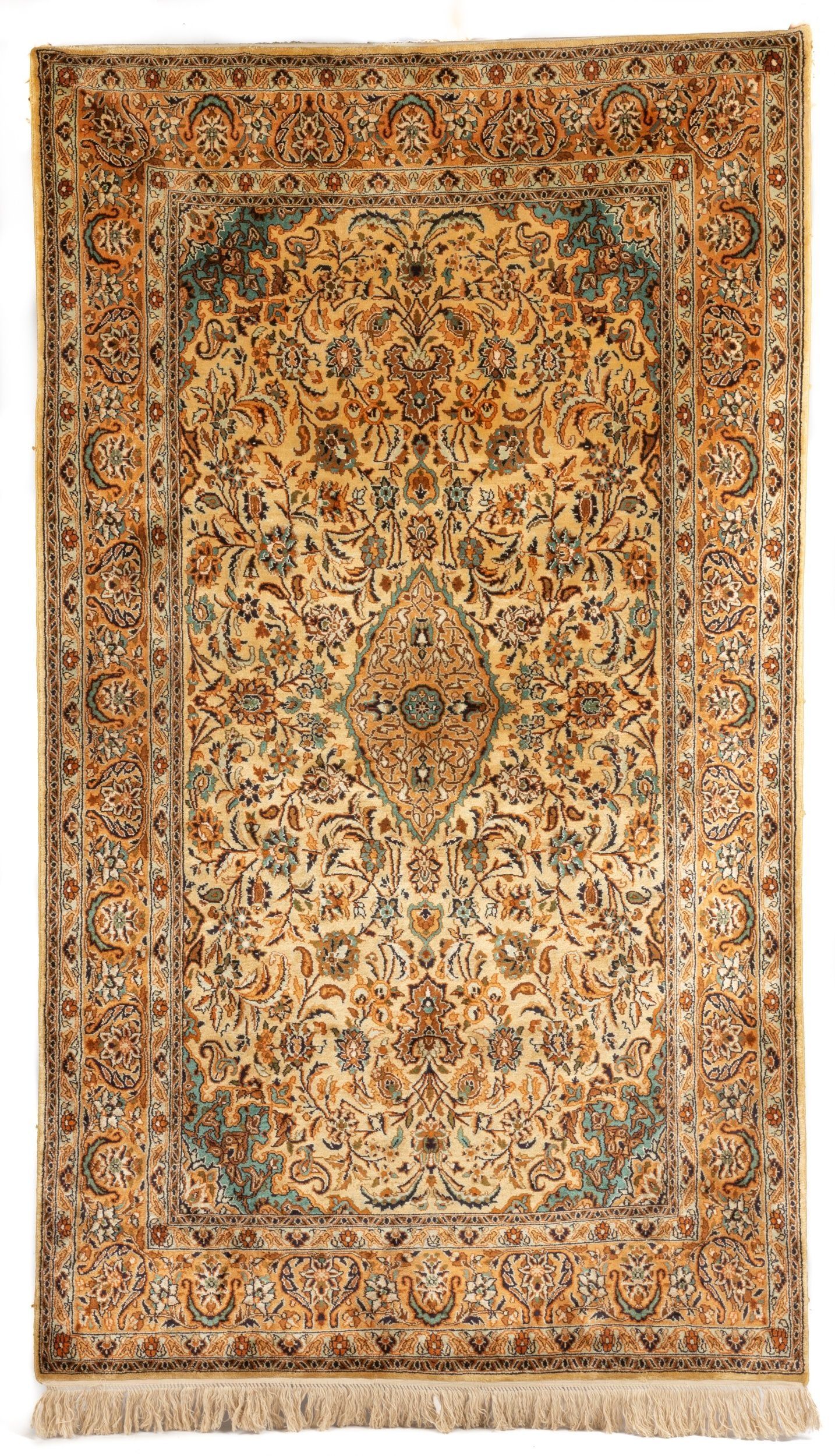 (2) Fine Vintage Silk Oriental Rugs | Cottone Auctions