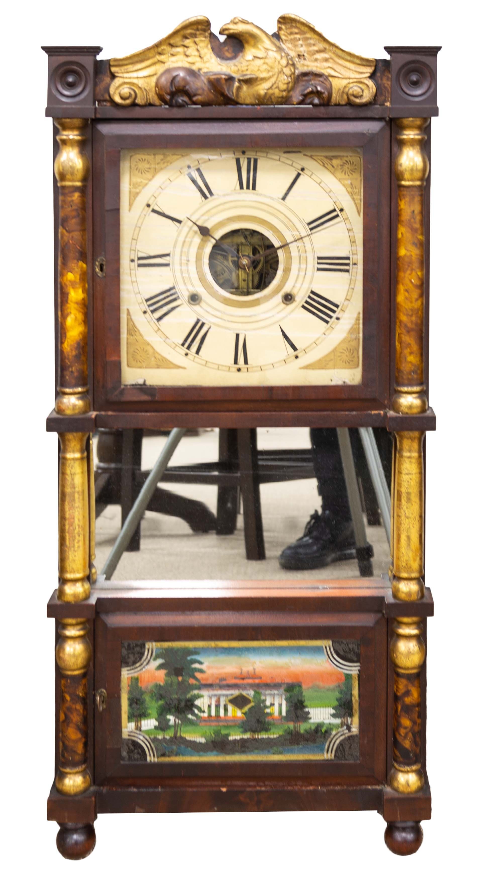 Birge Triple Decker Shelf Clock | Cottone Auctions