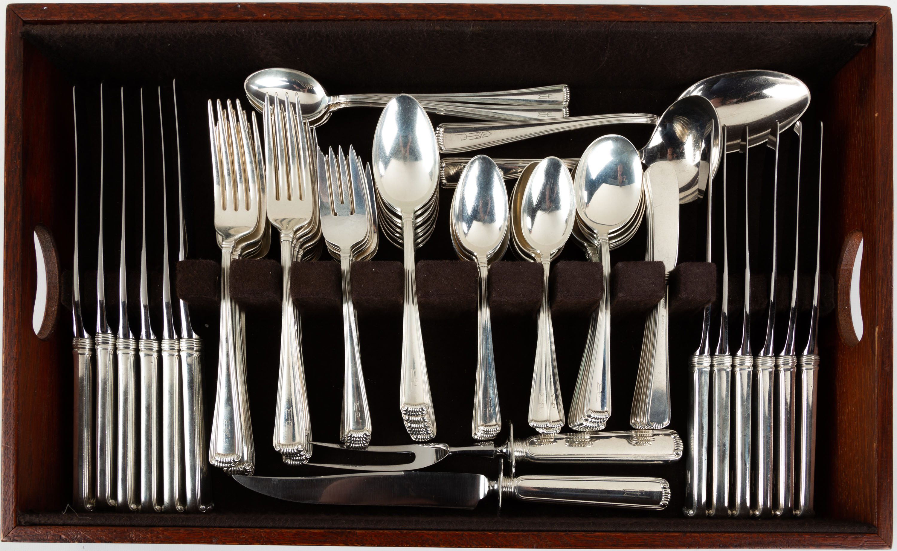 E.J. Sheer Inc. Sterling Silver Flatware | Cottone Auctions