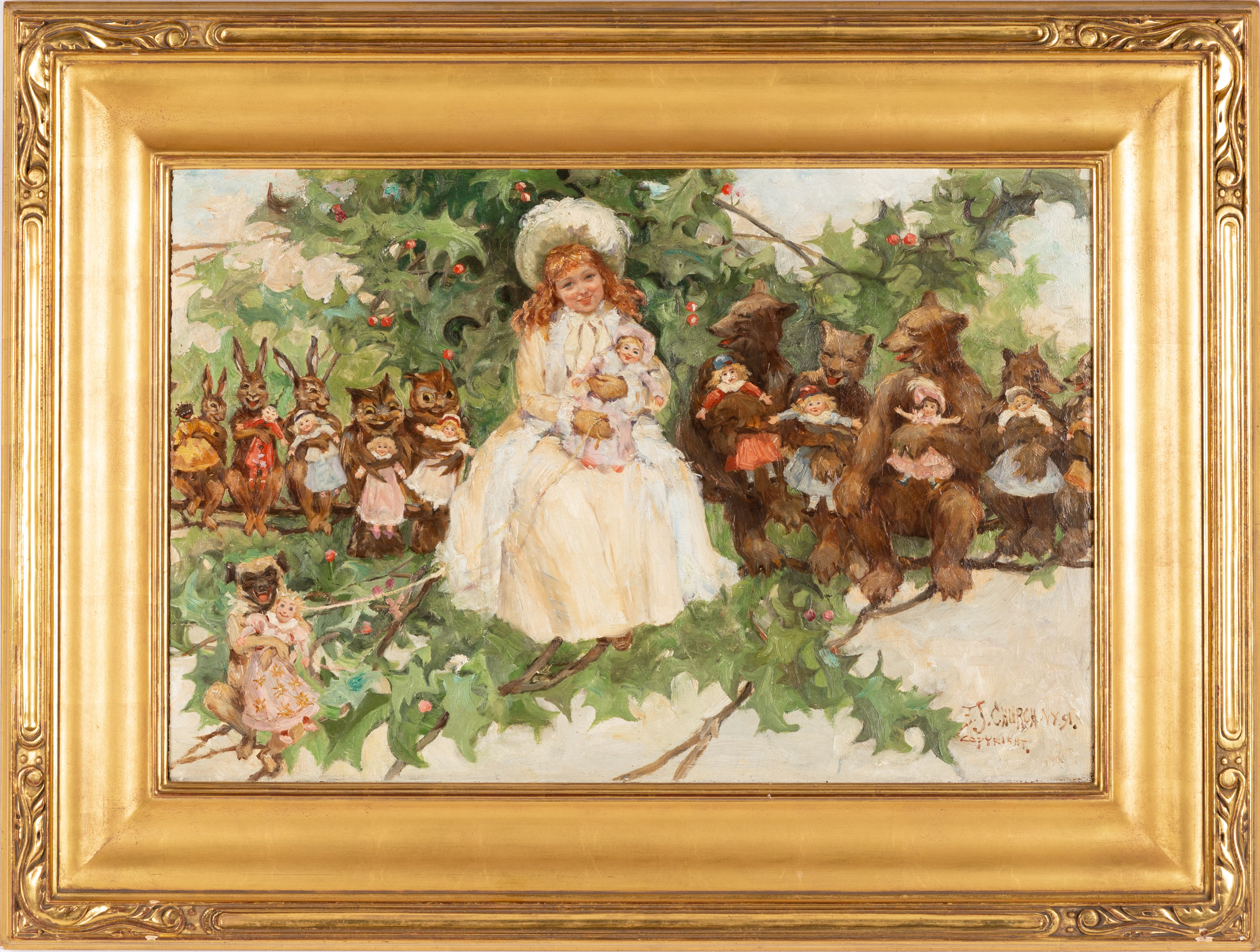 Frederick Stuart Church (American, 1842-1924) "The Dolls' Matinee ...