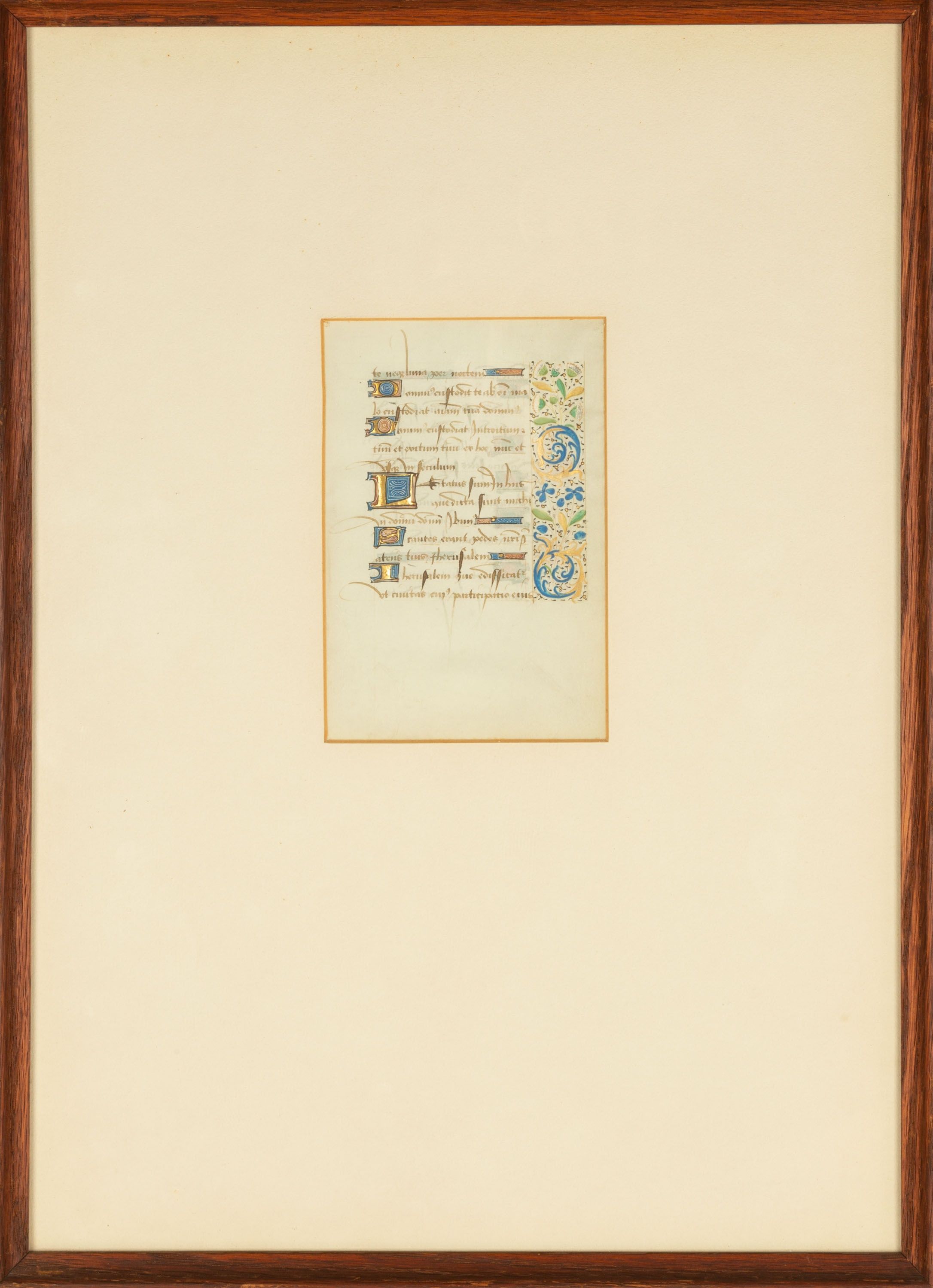 Group of (7) Early Christian Illuminated Manuscript Book Plates ...